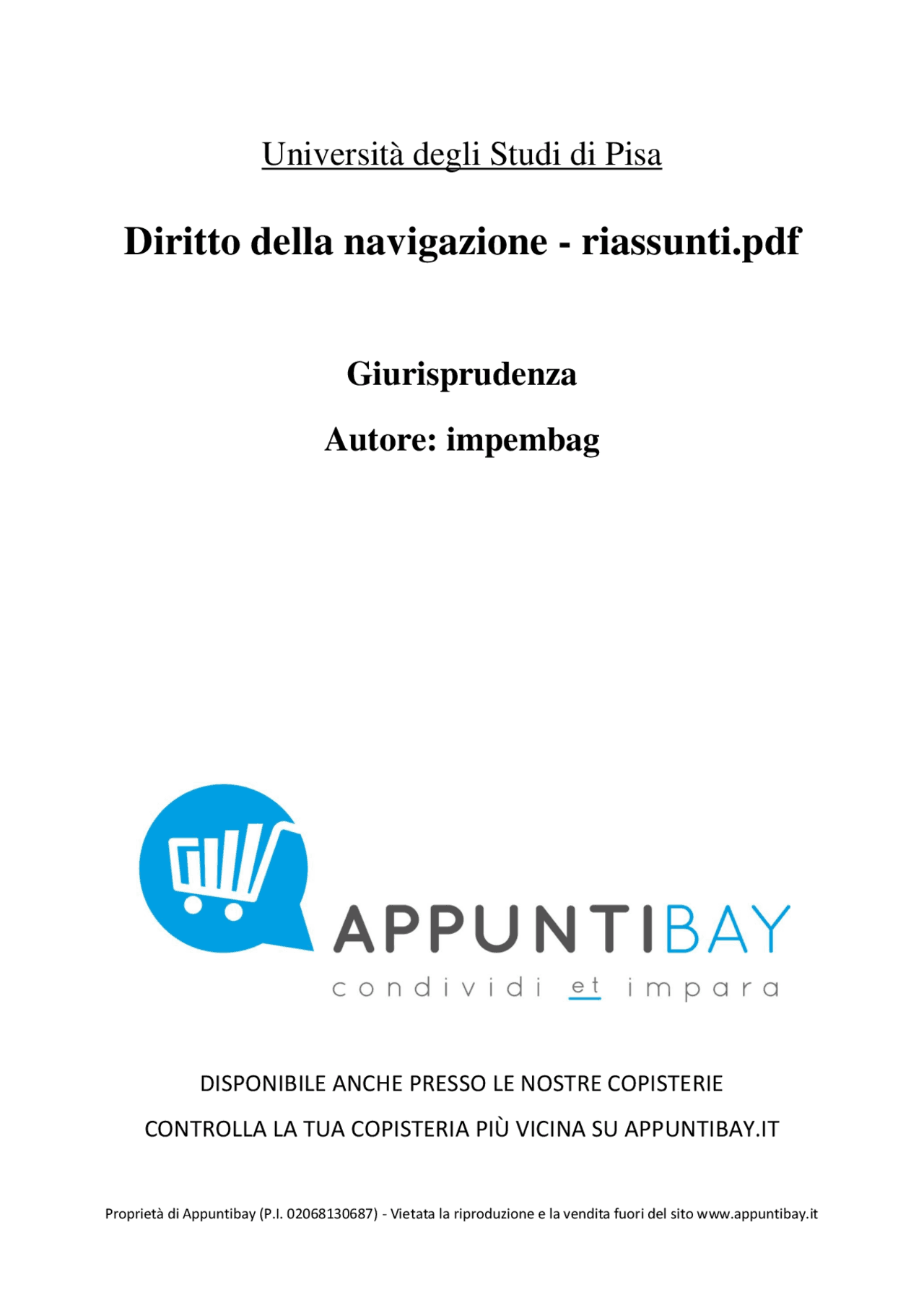 Riassunto Diritto Della Navigazione Appunti Di Diritto Della