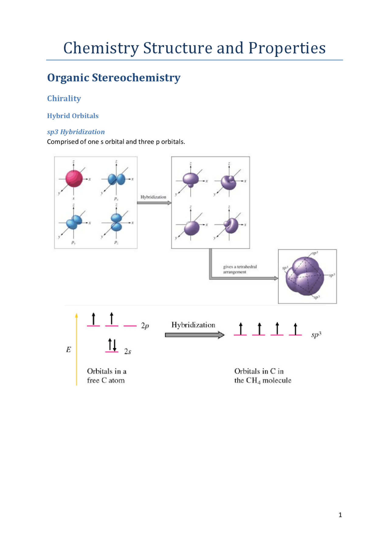 Chemistry Structure And Properties Lecture Notes Chemistry Docsity