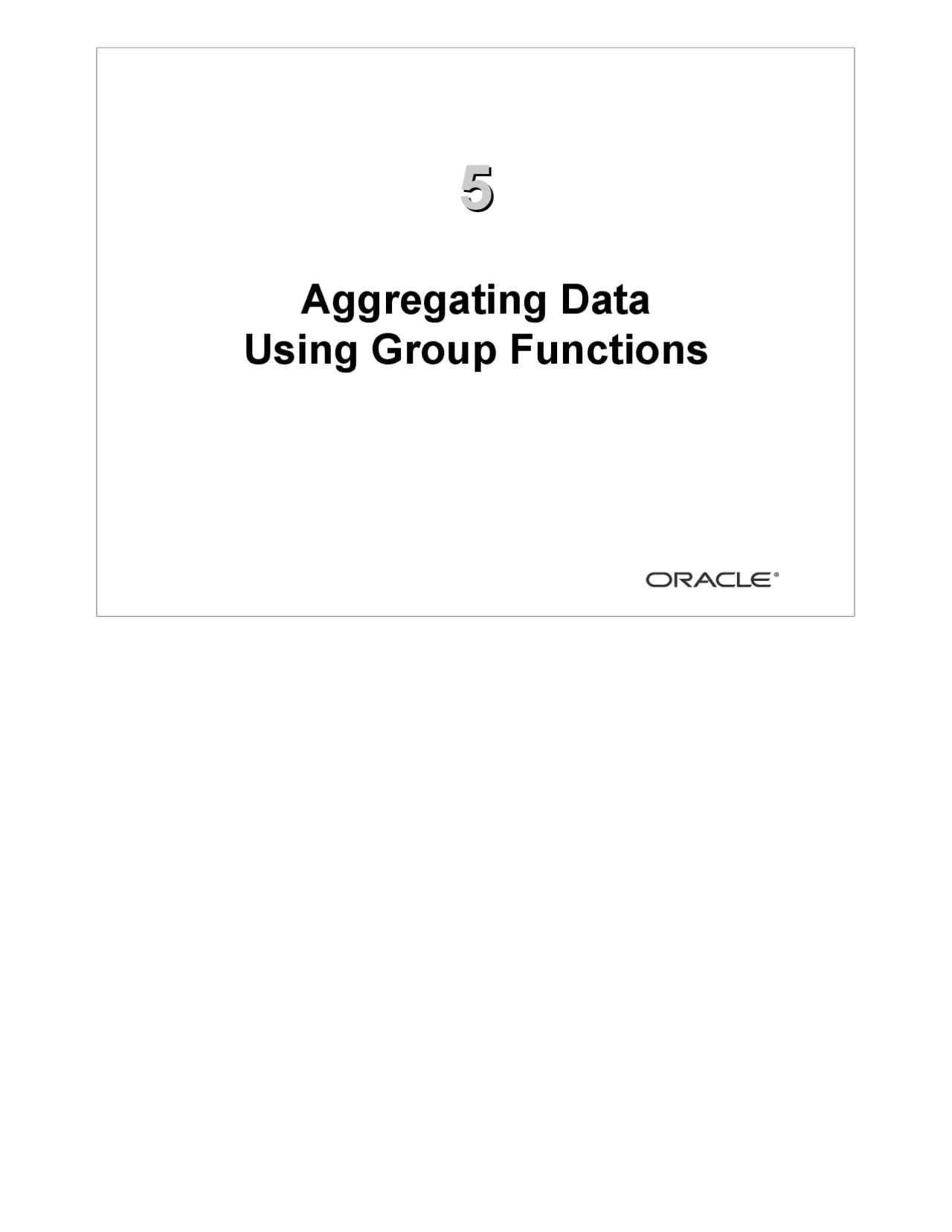 Aggregating Data Using Group Functions Exams Pre Calculus Docsity