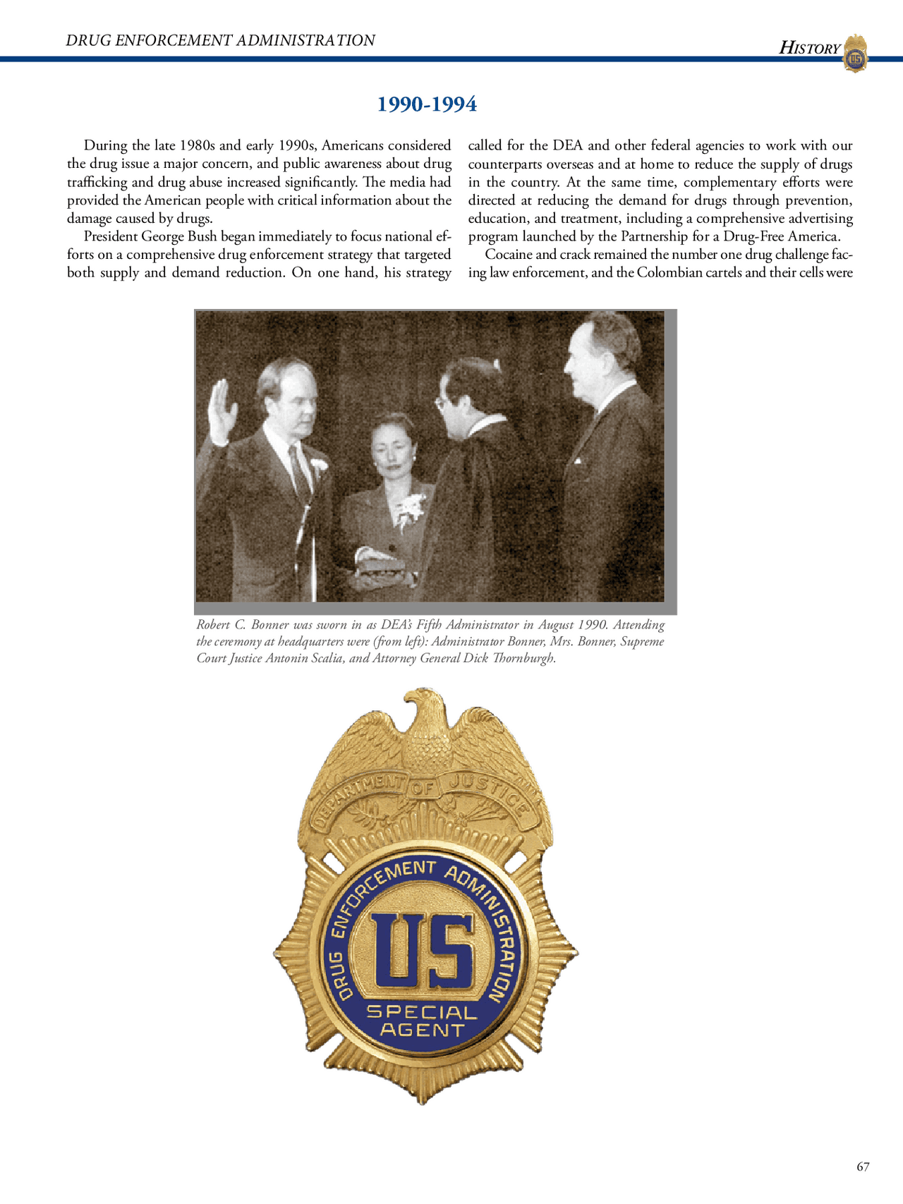 The Drug Enforcement Administration (DEA) 1990-1994 | Lecture notes Law ...