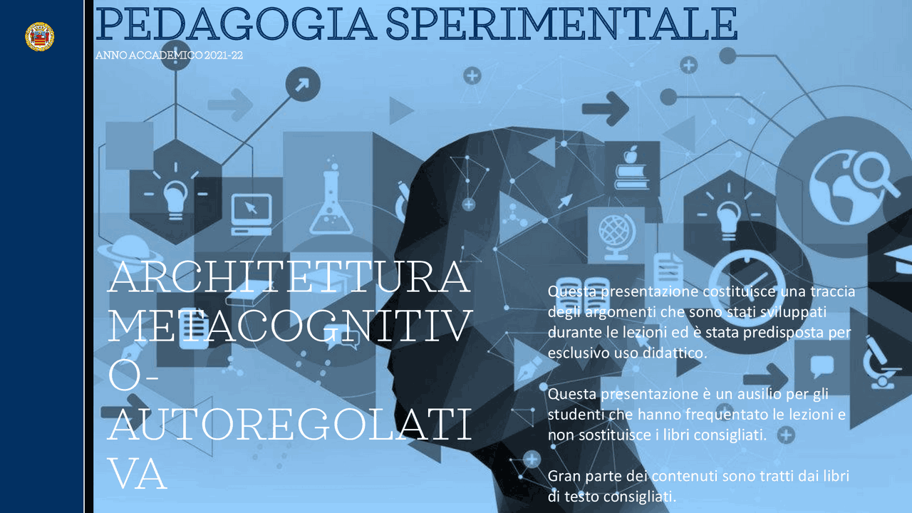 Architettura Metacognitiva Schemi E Mappe Concettuali Di Pedagogia