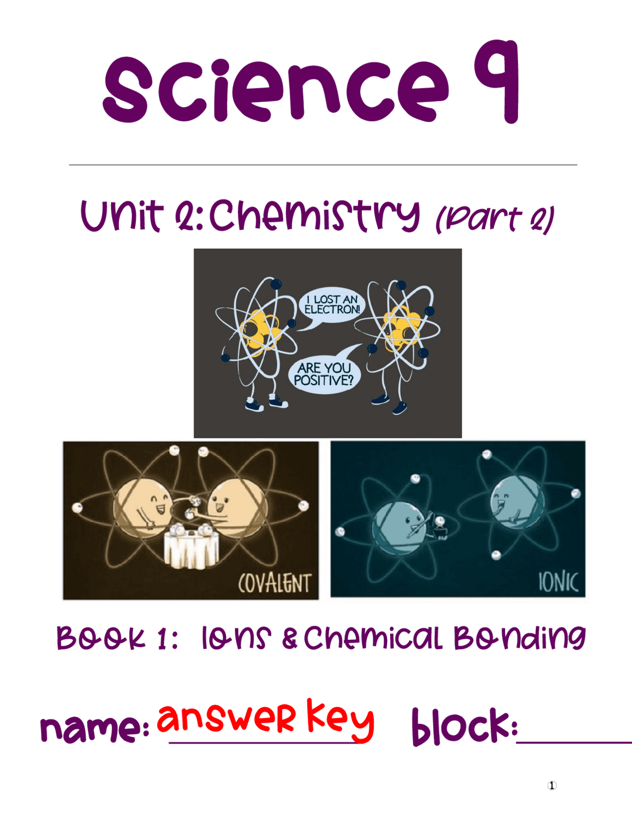 Unit 2: Chemistry (Part 2) | Study notes Chemistry | Docsity
