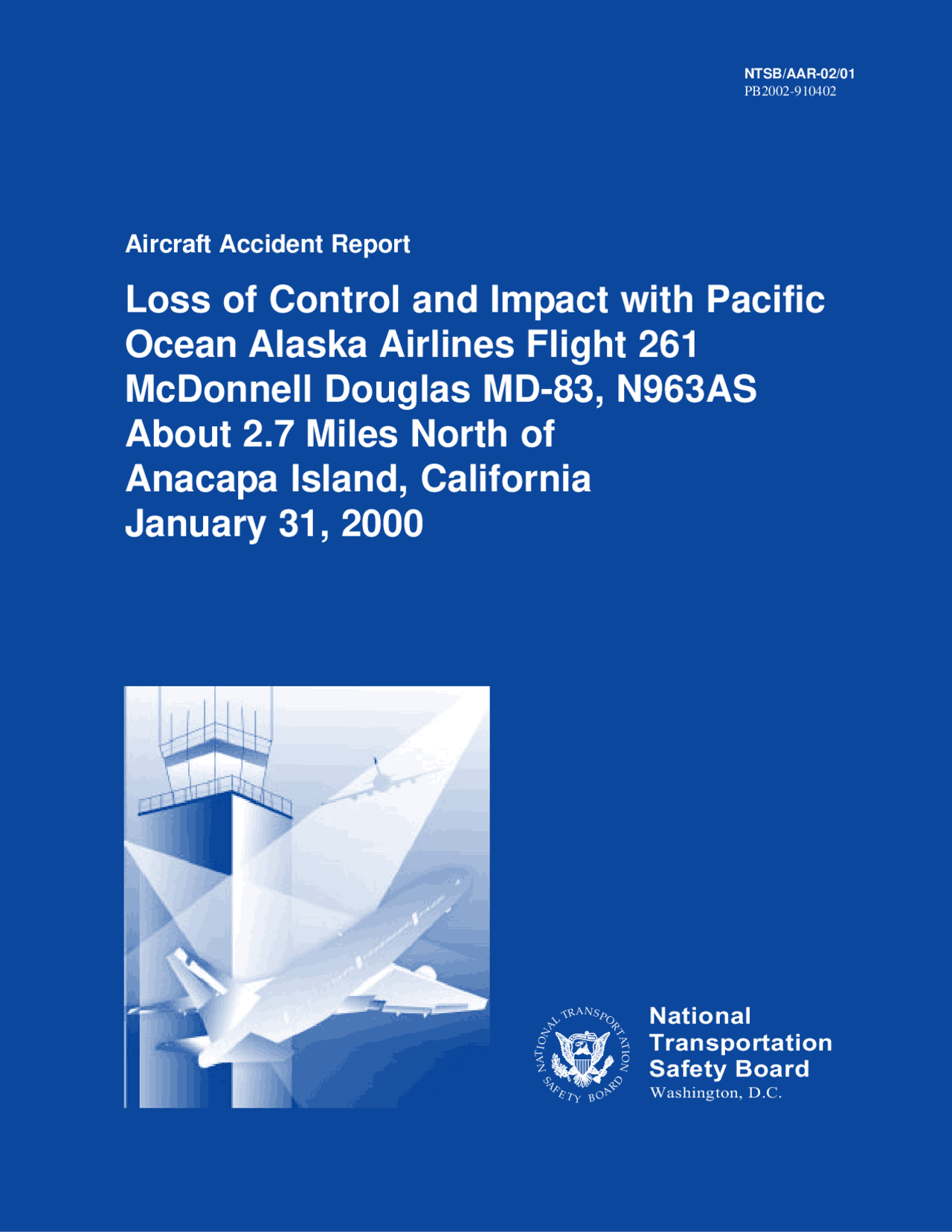 Loss of Control and Impact with Pacific Ocean Alaska Airlines Flight ... | Lecture notes Design ...