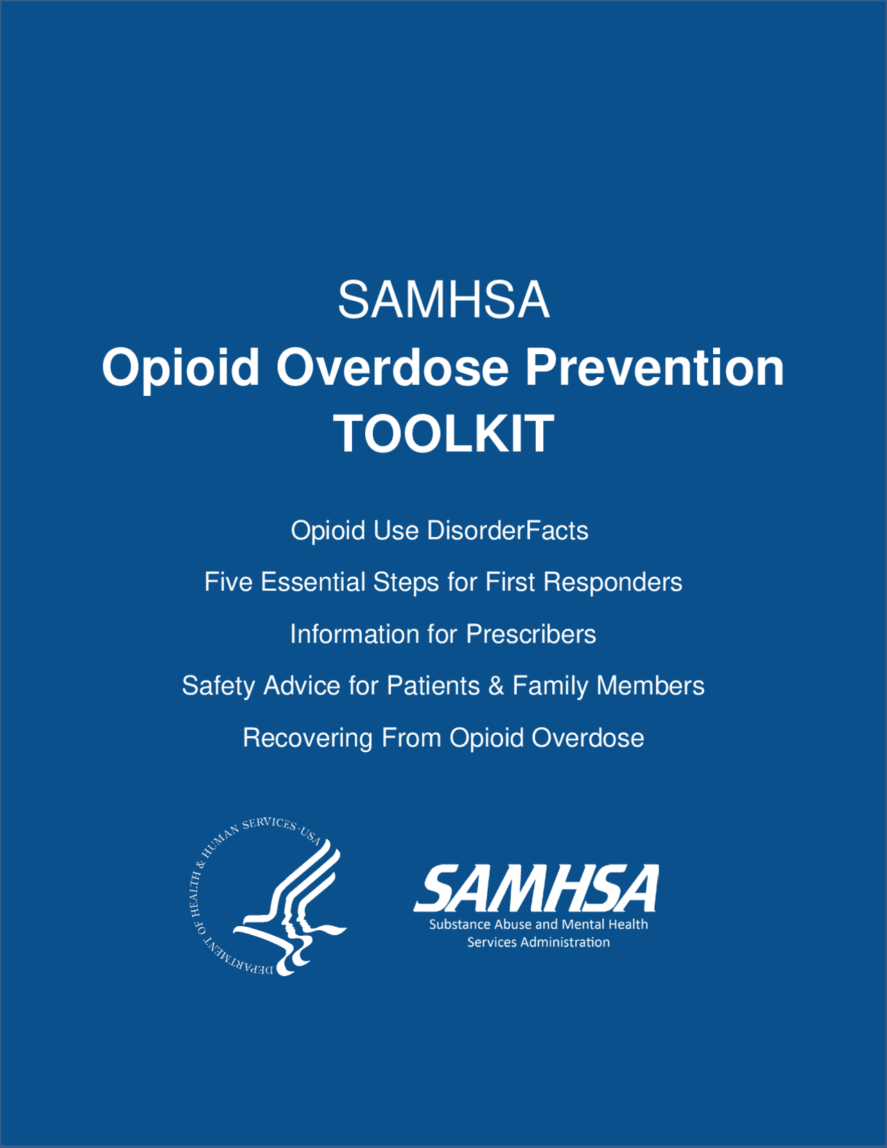 SAMHSA Opioid Overdose Prevention Toolkit | Exercises Medicine | Docsity