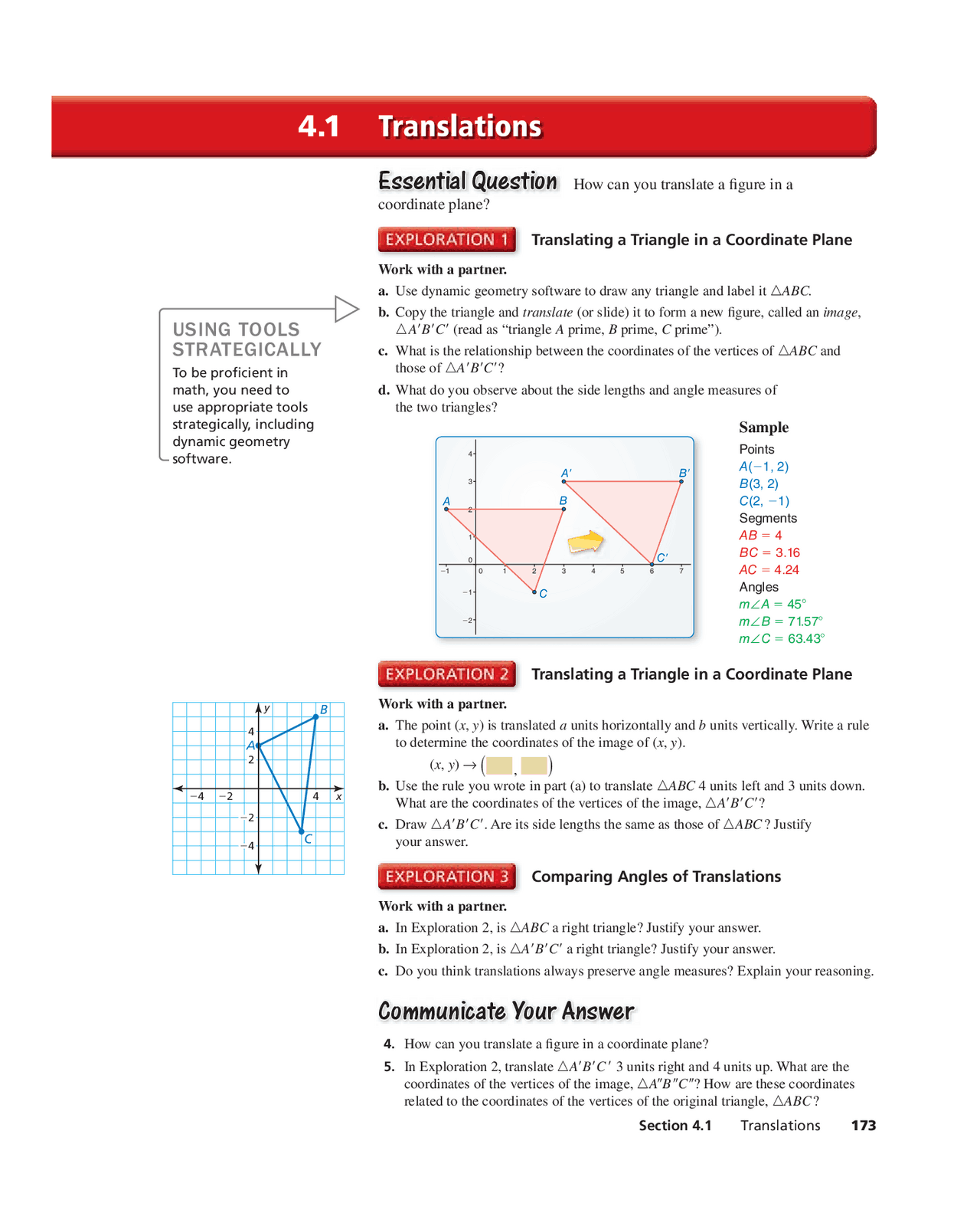 Translations 4.1 | Summaries Geometry | Docsity