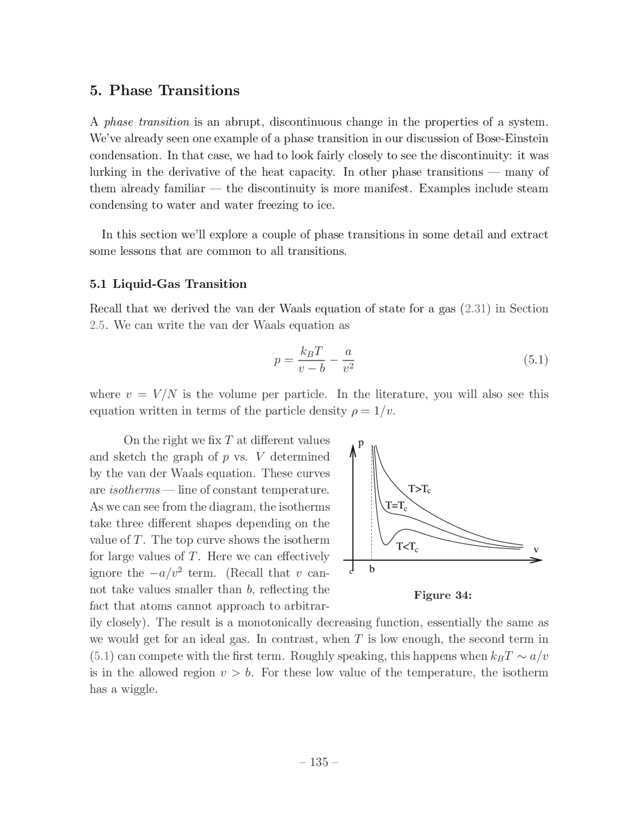 5. Phase Transitions | Study notes Physics | Docsity
