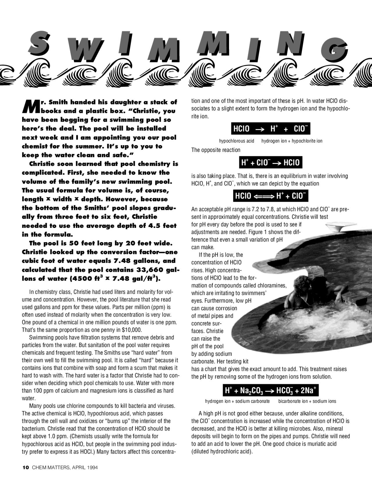 Gc-swimming-pools.pdf | Study notes Chemistry | Docsity