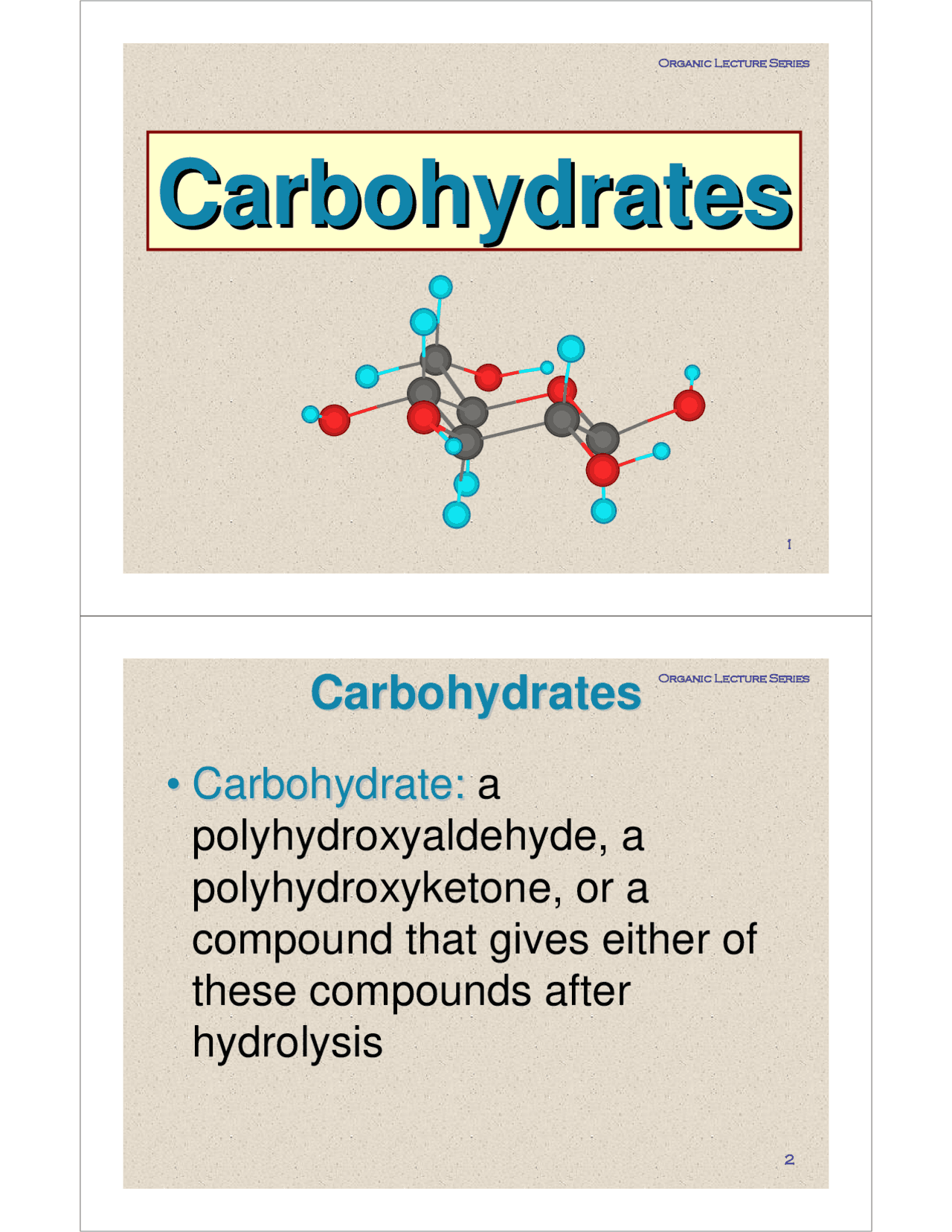Carbohydrates | Study notes Clinical chemistry | Docsity