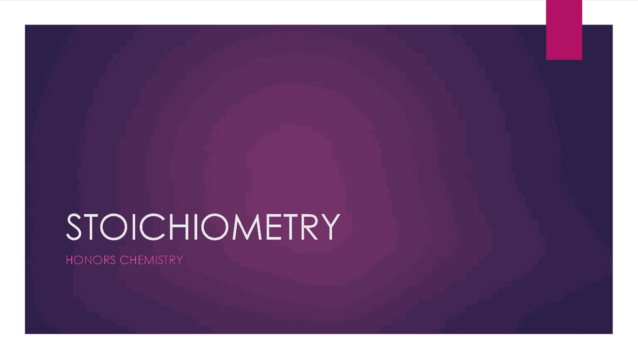 Stoichiometry: Mole Ratios, Limiting Reactants, and Percent Yield ...