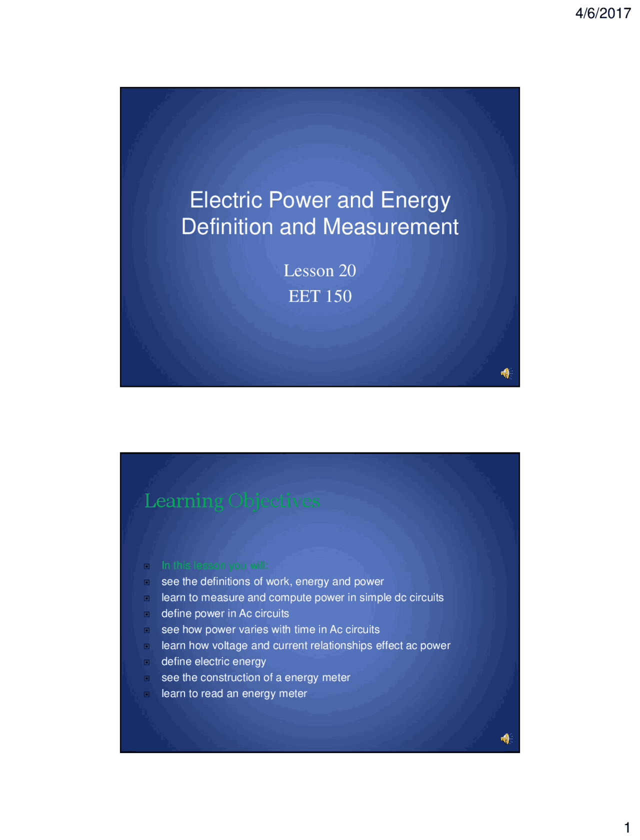 Electric Power and Energy Definition and Measurement | Exercises Construction | Docsity