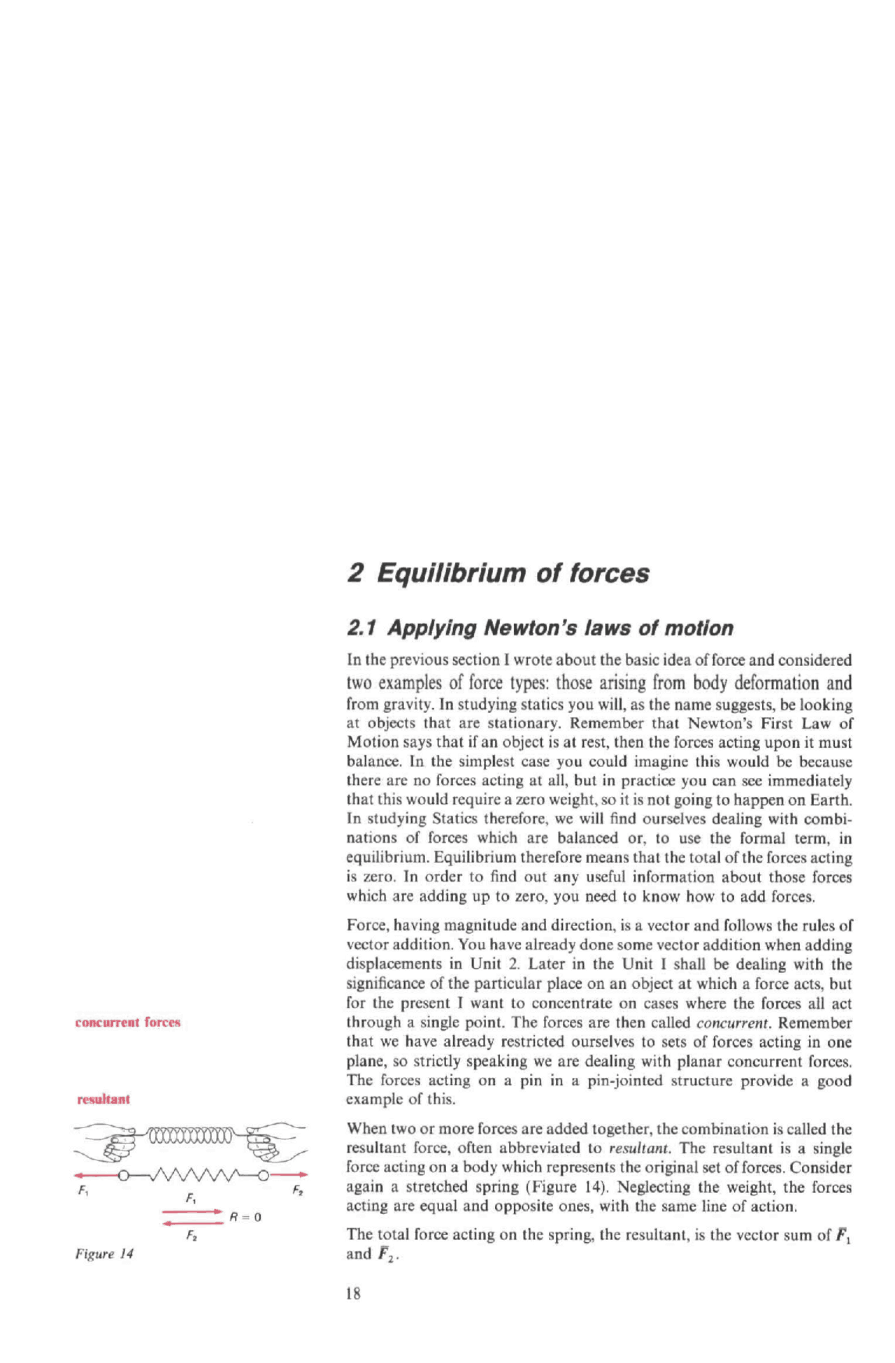 2 Equilibrium of forces | Exercises Acting | Docsity