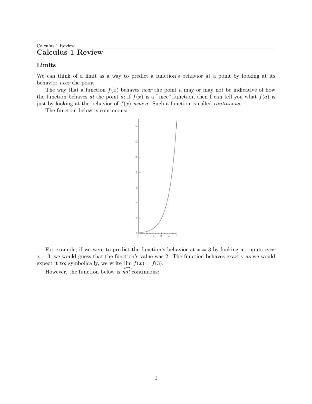 Calculus 1 Review Schemes And Mind Maps Calculus Docsity