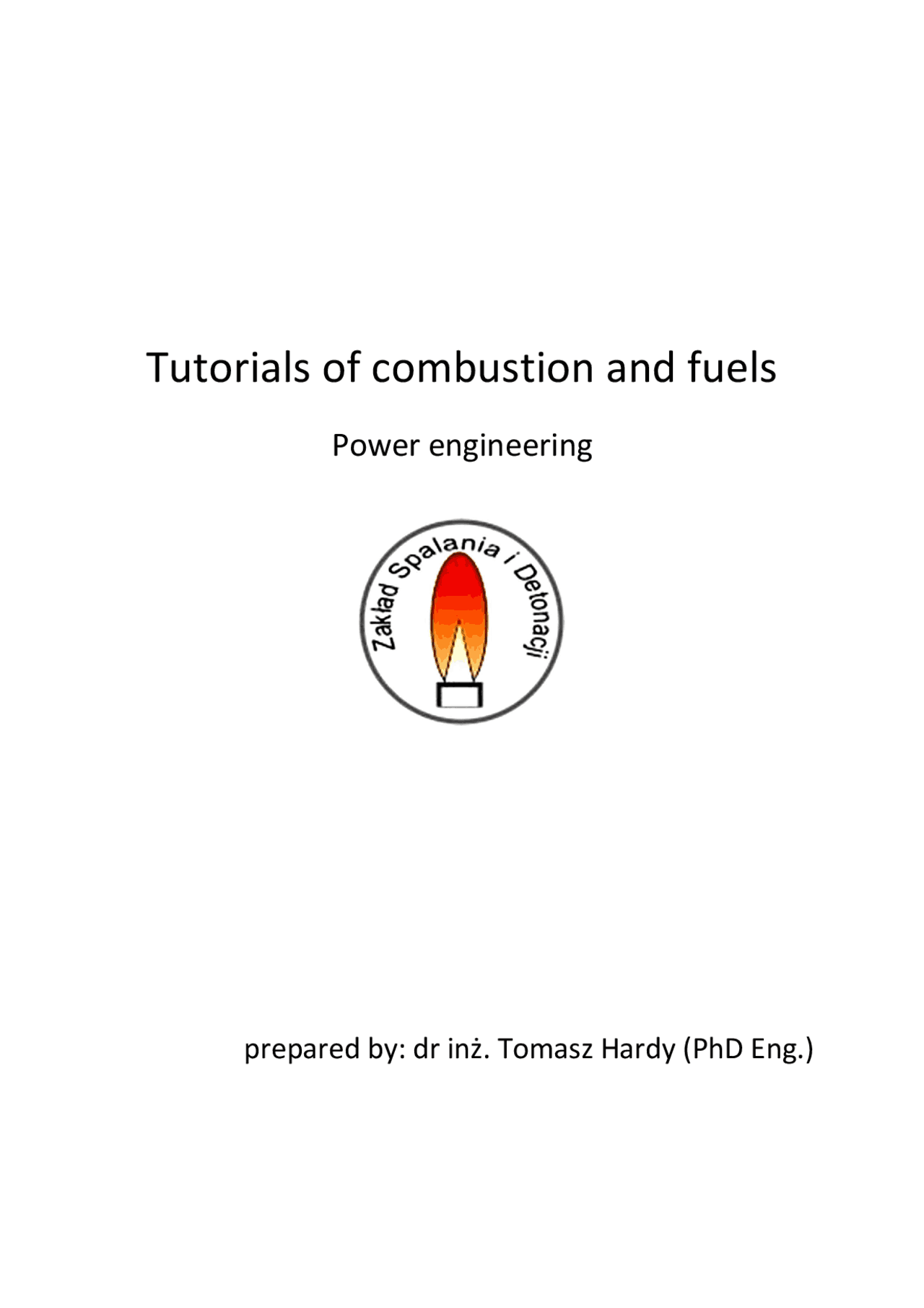 Tutorials of combustion and fuels | Exercises Stoichiometry | Docsity