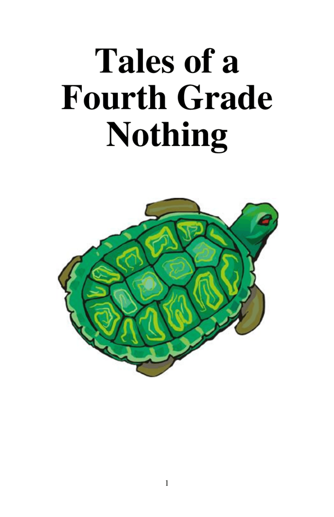 Tales of a Fourth Grade Nothing: Chapter-by-Chapter Analysis and ...