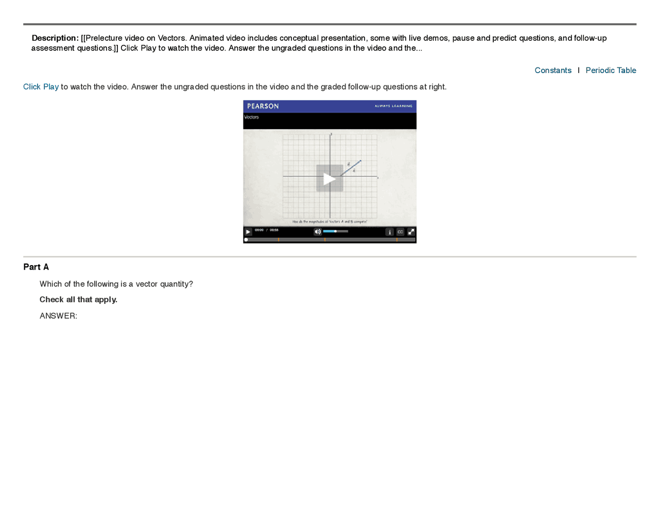 Masteringphysicsprelecturev Exams Physics Docsity
