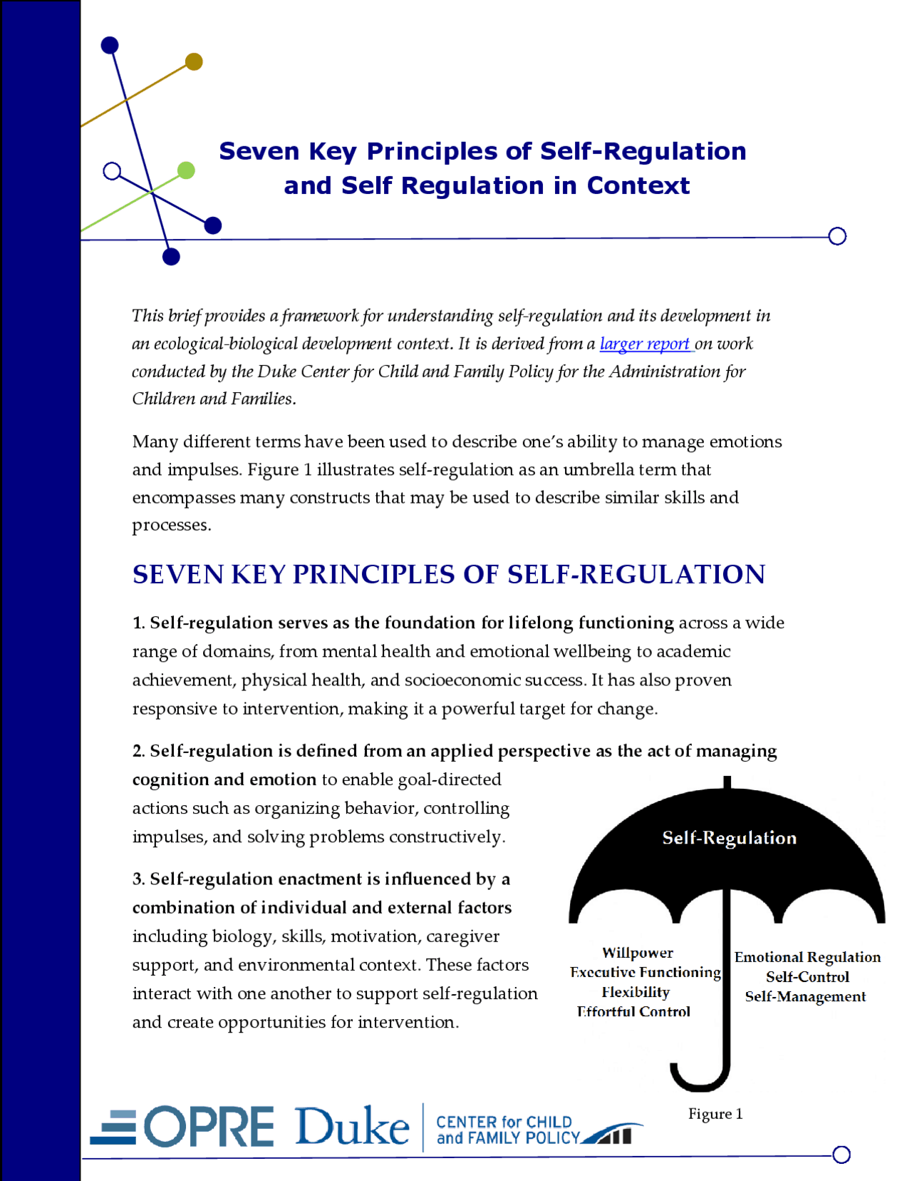 Seven Key Principles of Self-Regulation and Self- Regulation ...