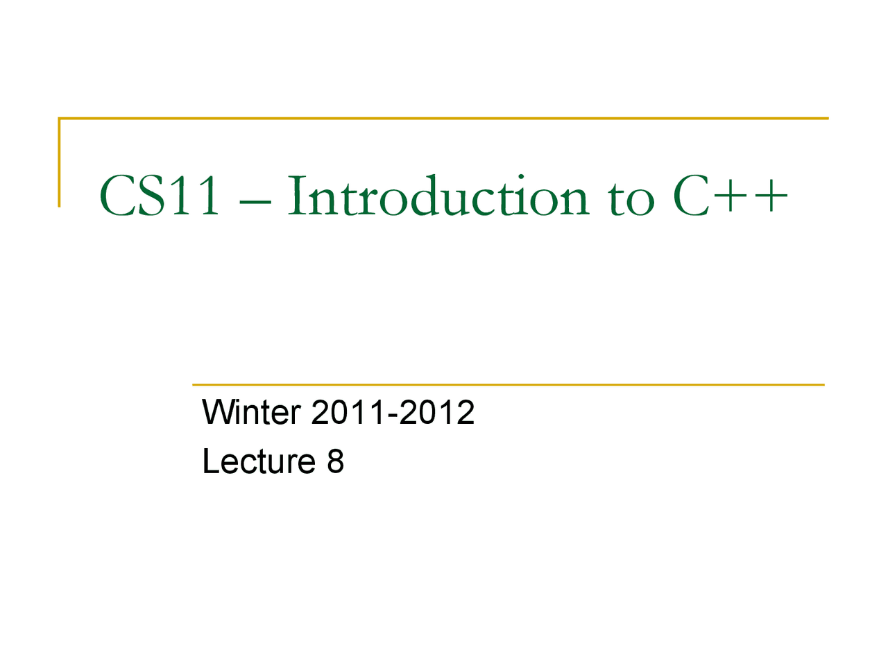 CS11 - Introduction to C++: Local Variables, References, Header Files ...