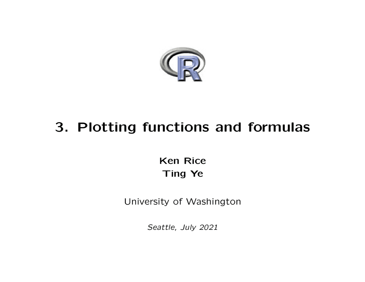 3 Plotting Functions And Formulas Summaries Computational And Statistical Data Analysis Docsity