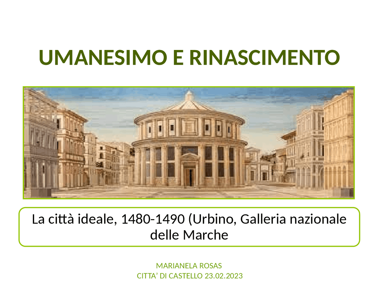 Umanesimo E Rinascimento Schemi E Mappe Concettuali Di Italiano Docsity