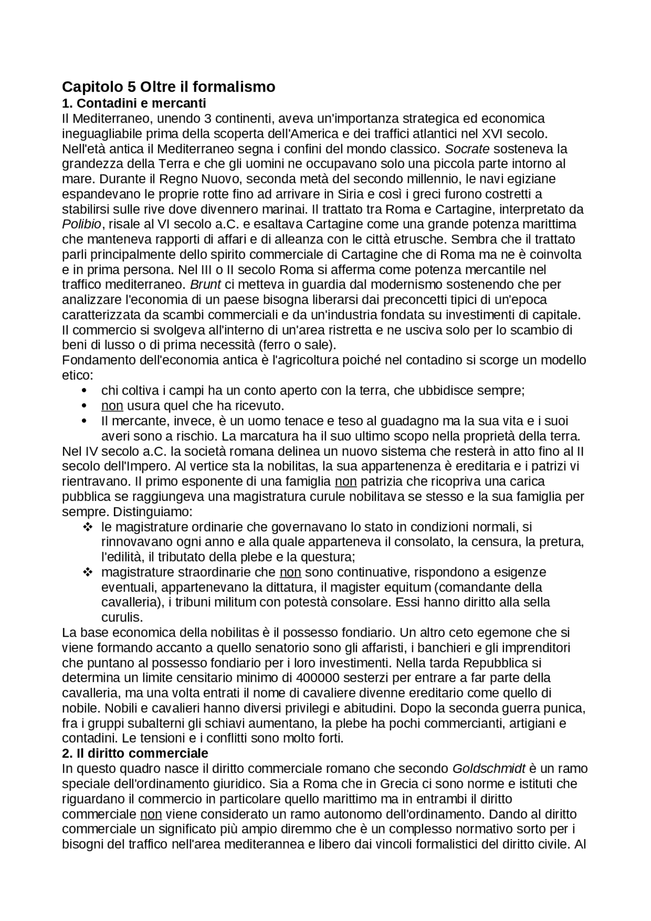 Storia del Diritto Romano riassunto personale | Schemi e mappe ...