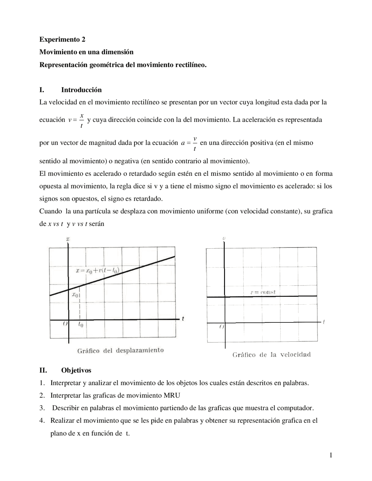 Modelos de Laboratorios | Ejercicios de Física | Docsity