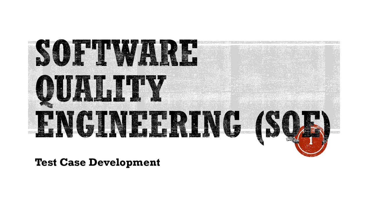 Test Case Development Schemes And Mind Maps Software Engineering Docsity