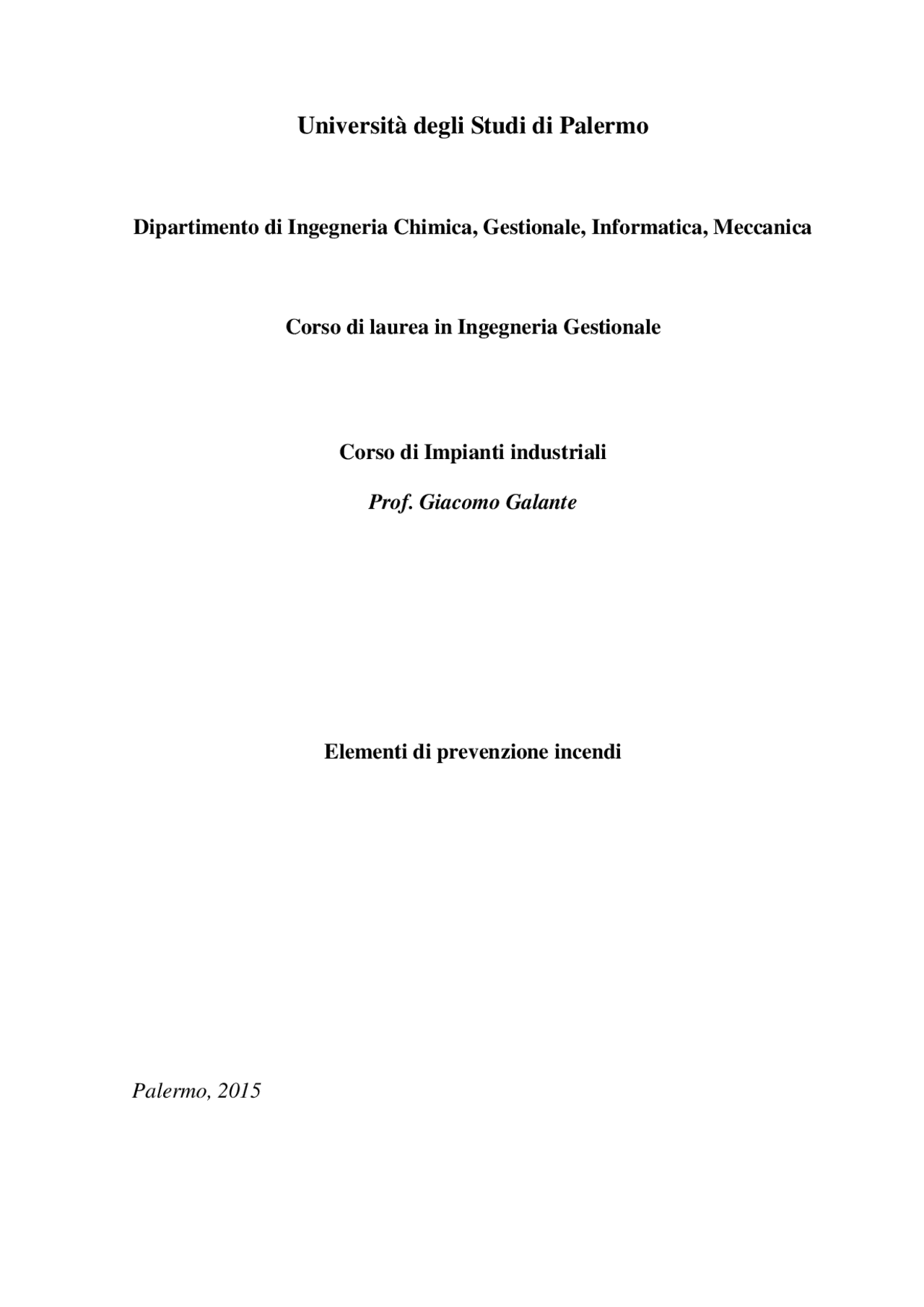 Prevenzione Incendi: Guida Completa per la Sicurezza | Essays (high school) Mathematics | Docsity