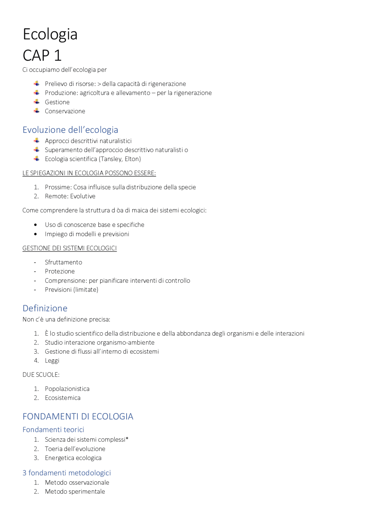 Appunti Di Ecologia Pdf Con Immagini Appunti Di Ecologia Docsity