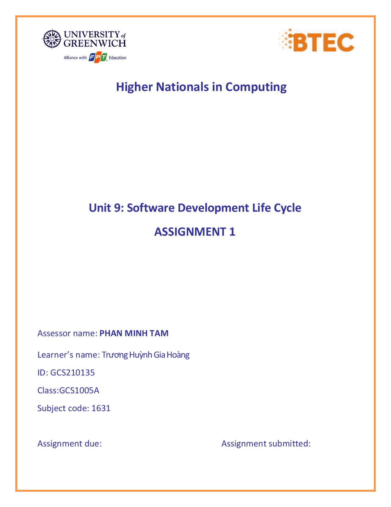 Assignment 1 is about SDLC models. Here are all the parts that require | Slides Computer ...