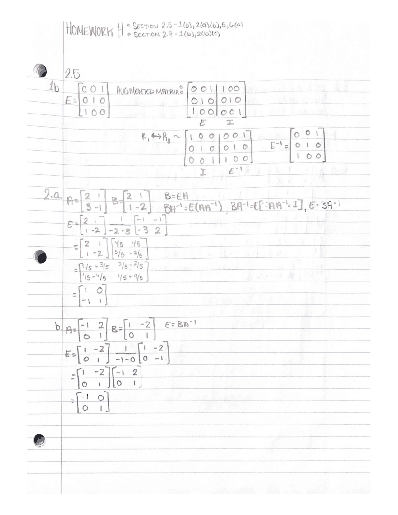 Linear Algebra Final Exam Assignments Linear Algebra Docsity