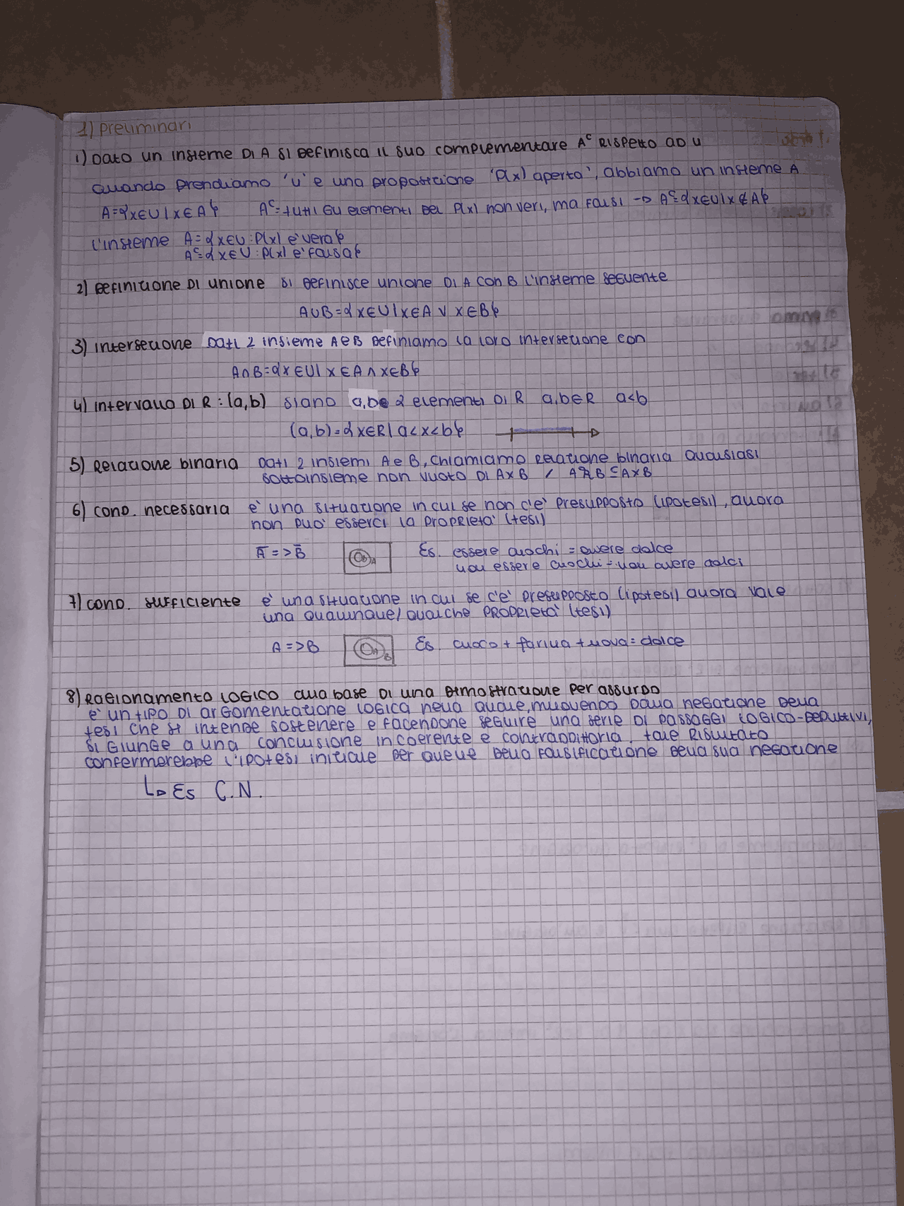 Matematica Ed Elementi Di Statistica Sbobinature Di Statistica Docsity