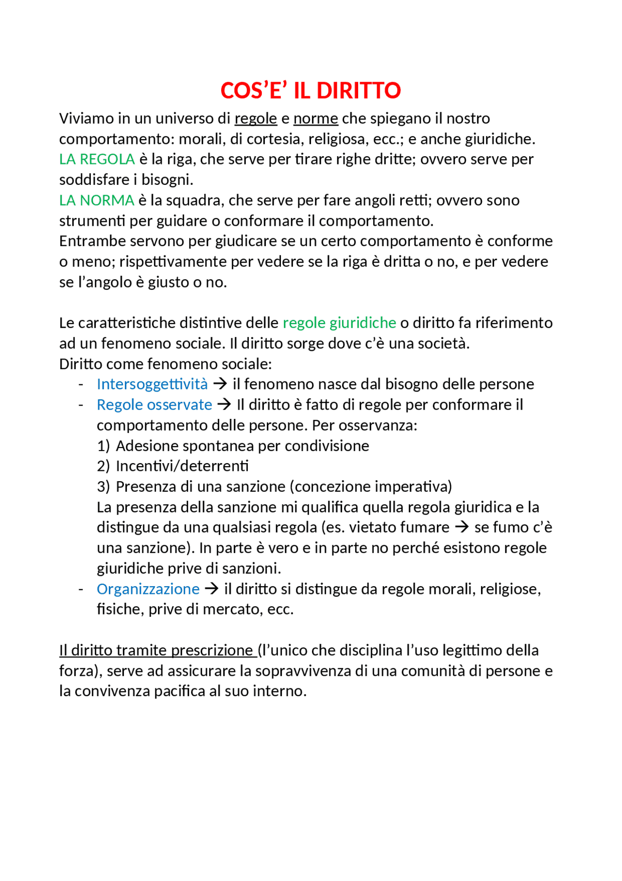 Introduzione al diritto pubblico | Dispense di Diritto Pubblico | Docsity