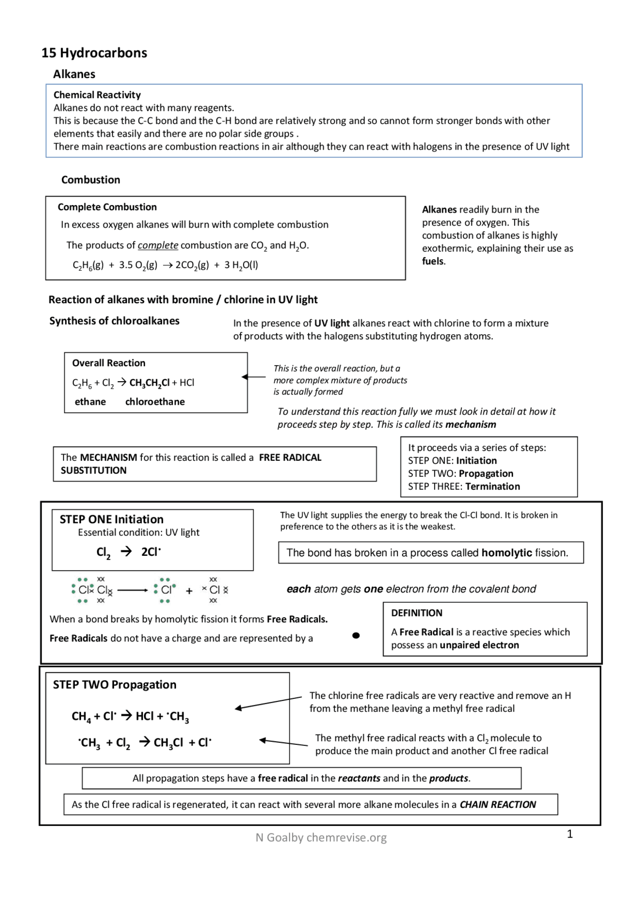 Cie hydrocarbons chemistry | Study Guides, Projects, Research Chemistry ...