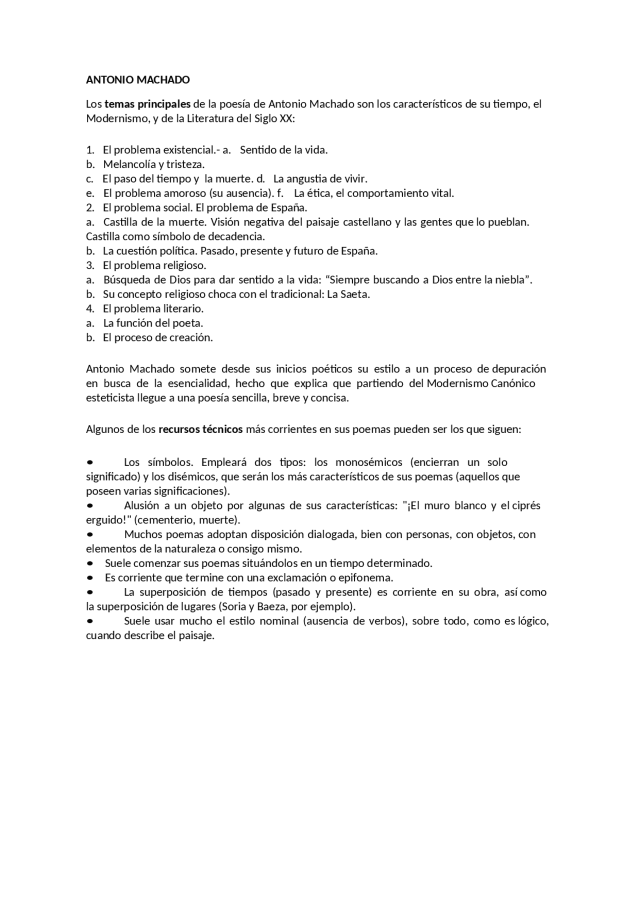 La poesía y el teatro de Federico García Lorca | Cheat Sheet Law | Docsity