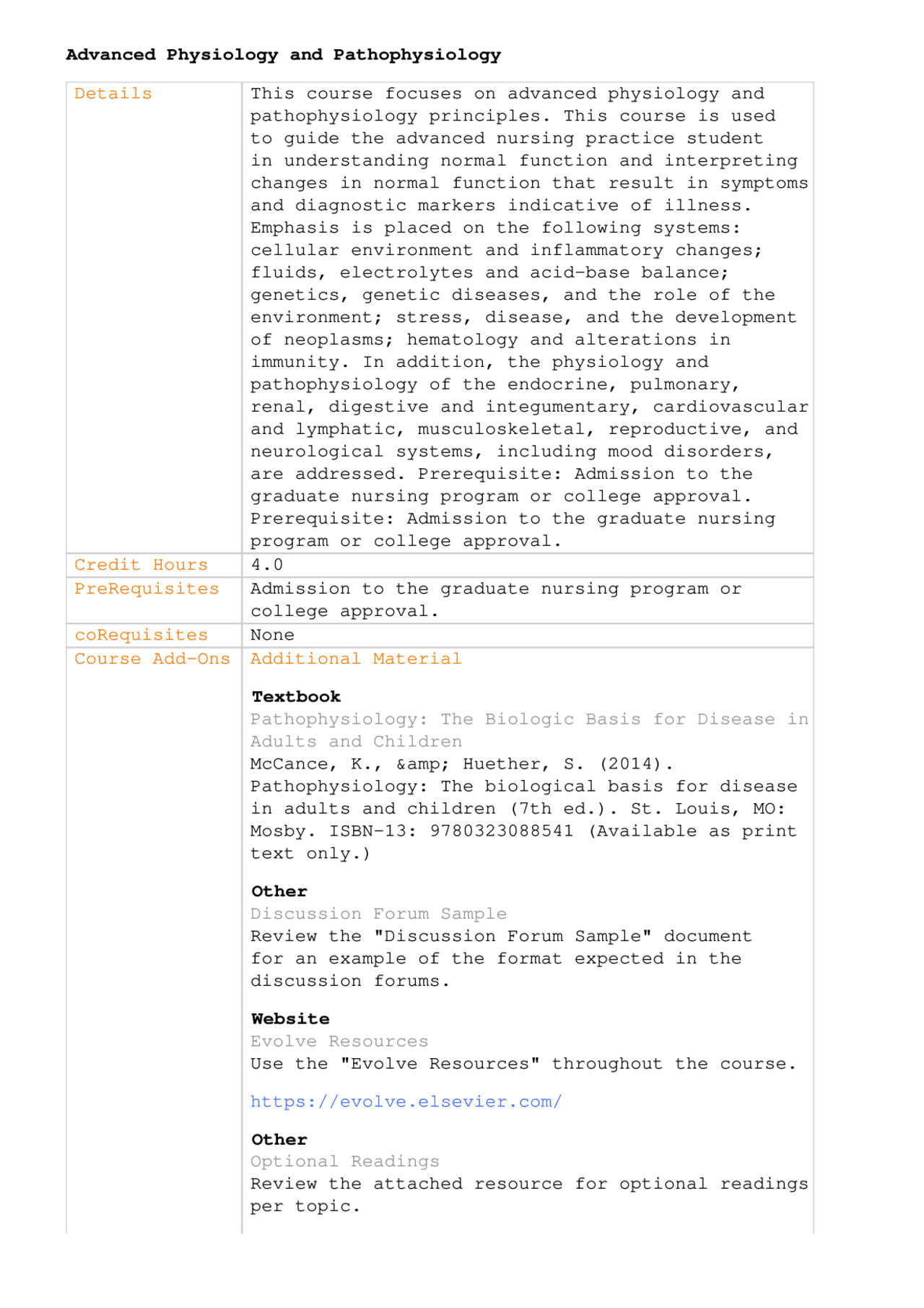 Advanced Physiology And Pathophysiology Exams Nursing Docsity