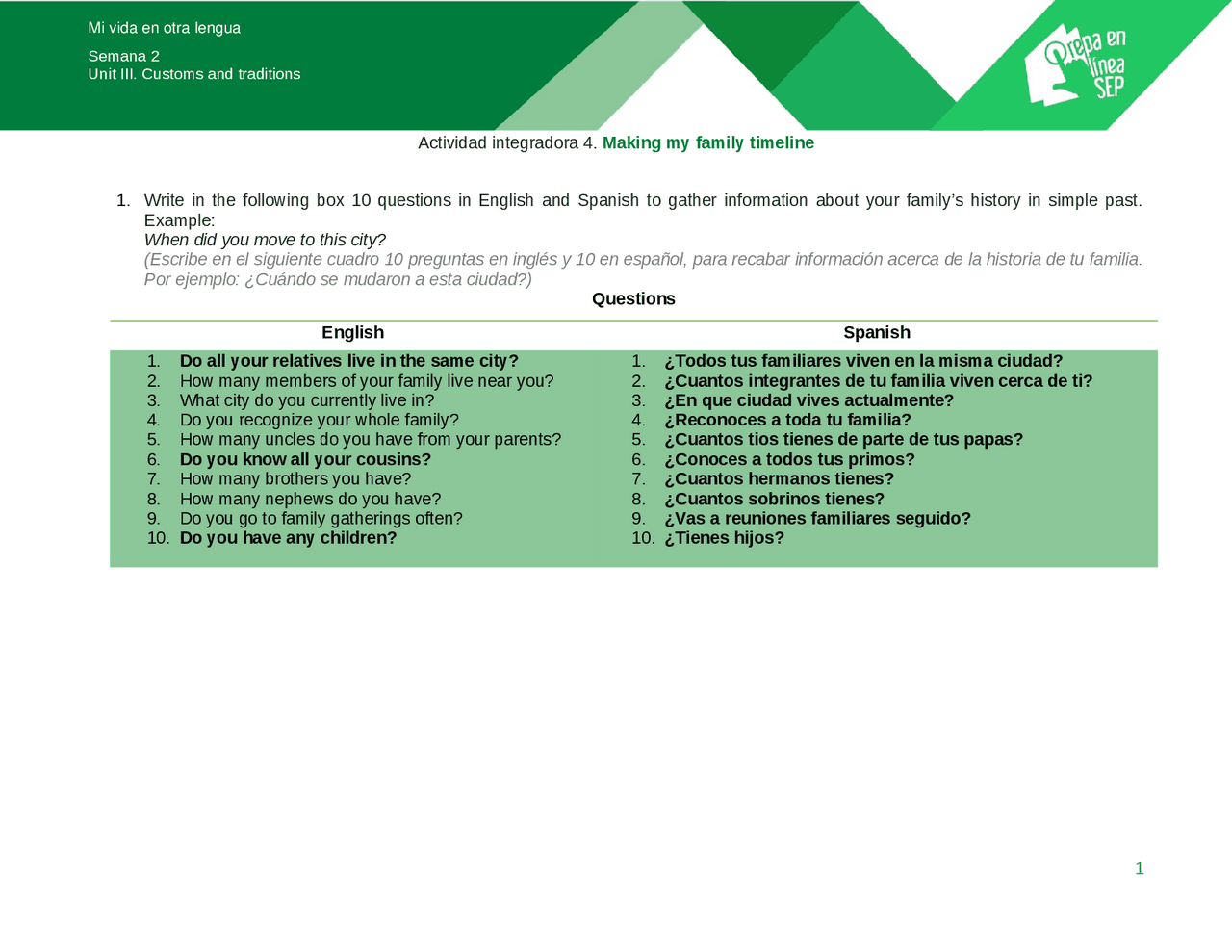 actividad integradora 4 modulo 7 | Ejercicios de Matemáticas | Docsity