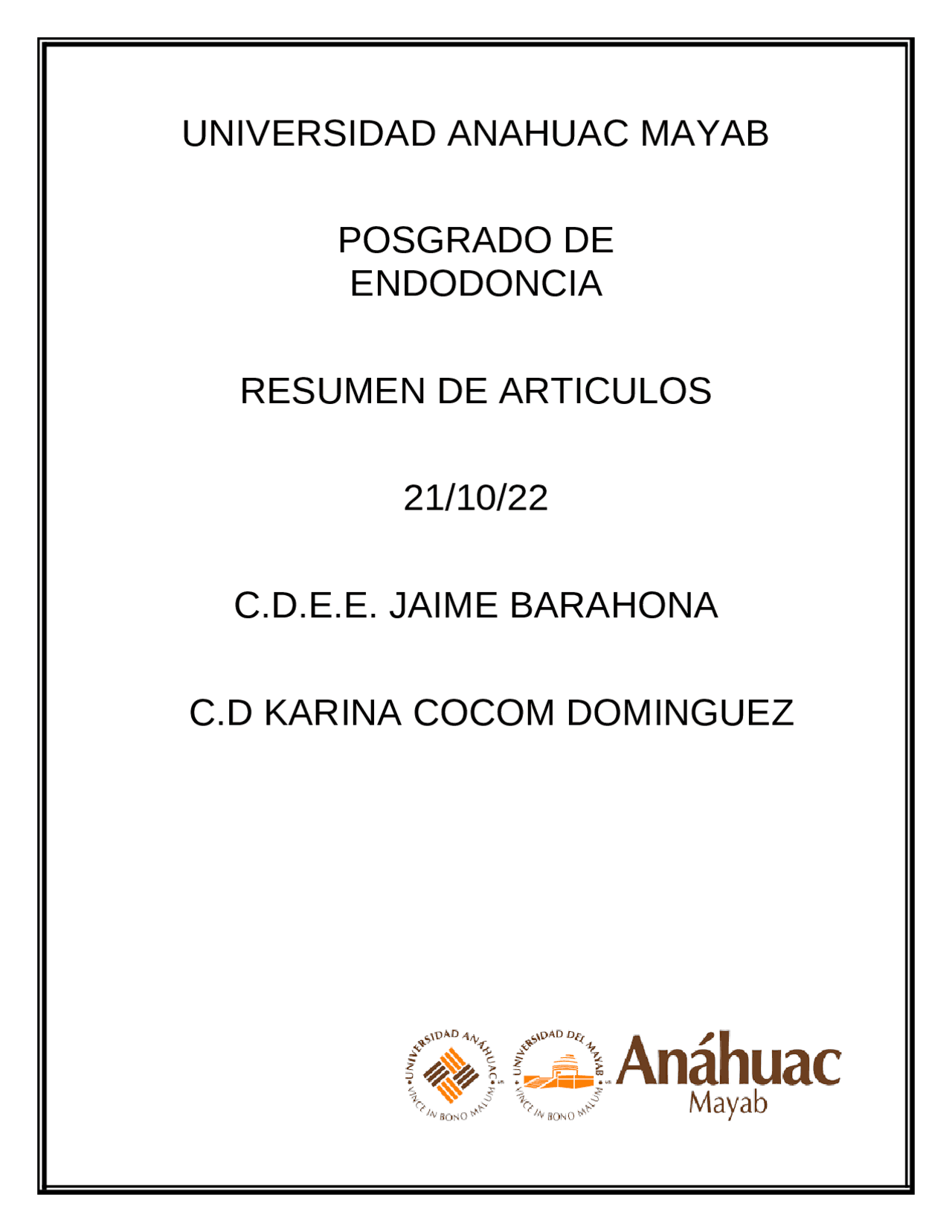 Articulo De Endodoncia Apuntes De Odontología Docsity