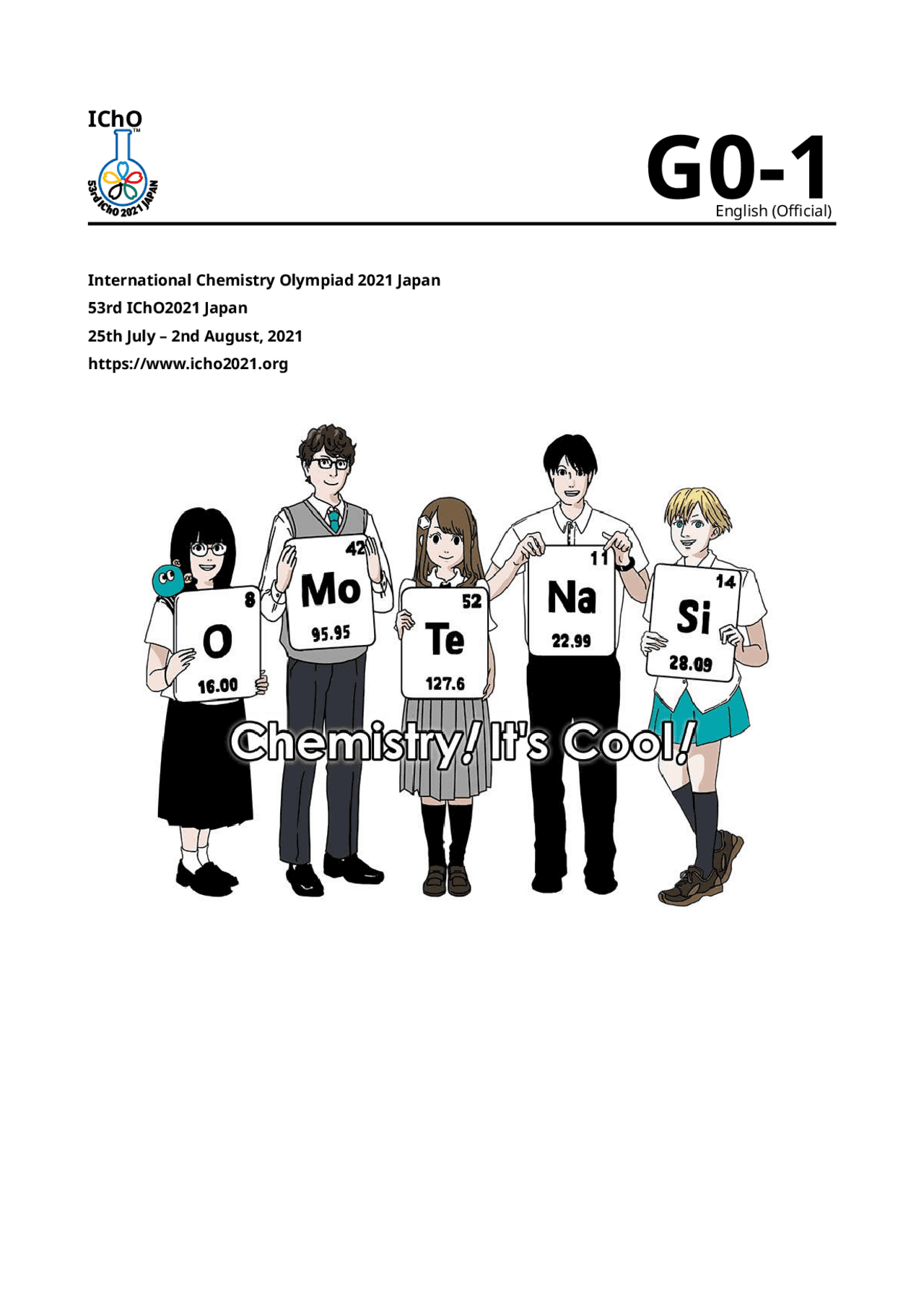 IChO 2021-53 Chemistry Olympiad Questions and Marking Schemes | Exams ...