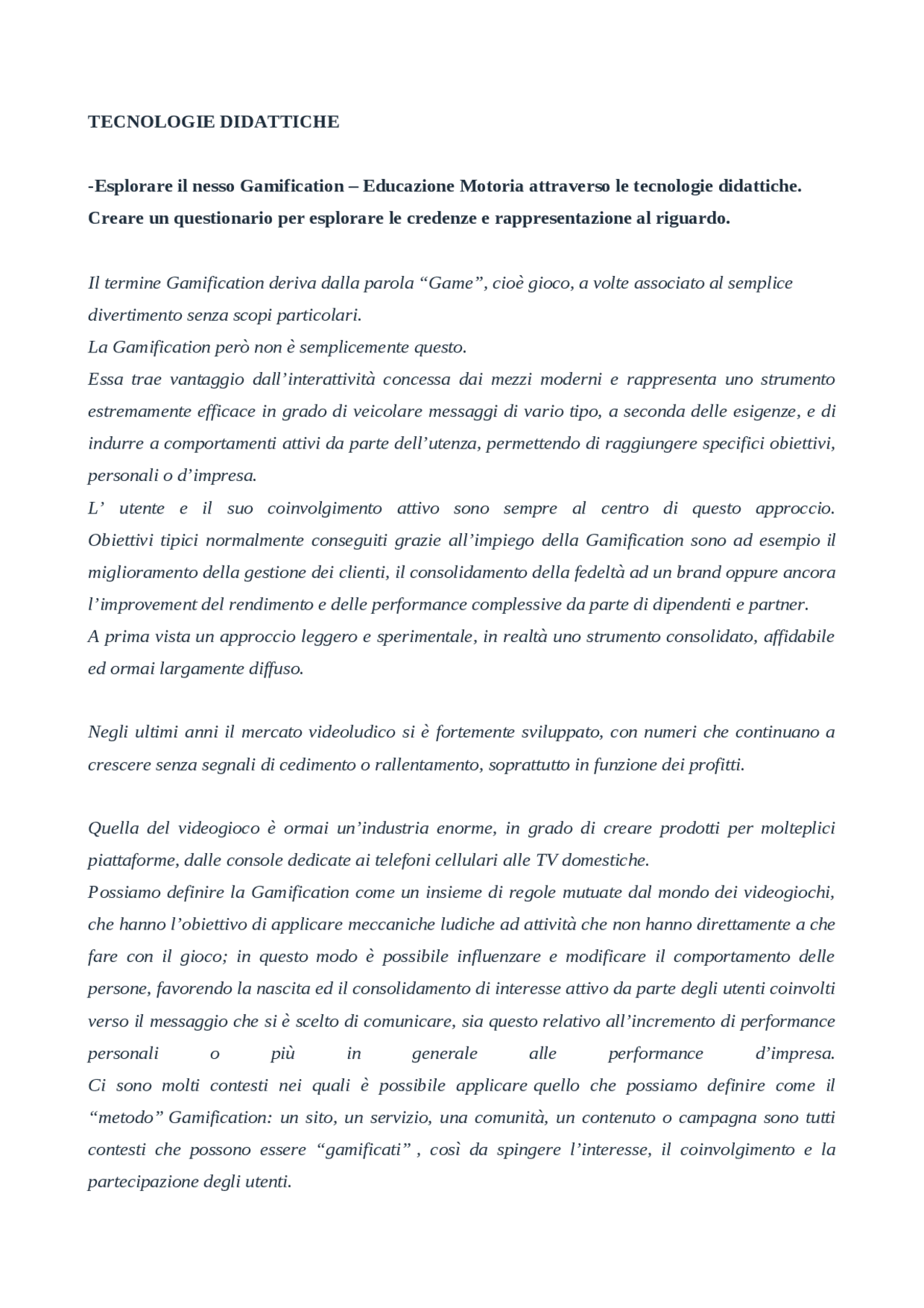 Tecnologie Didattiche Appunti Di Scienze E Tecnologie Applicate Docsity