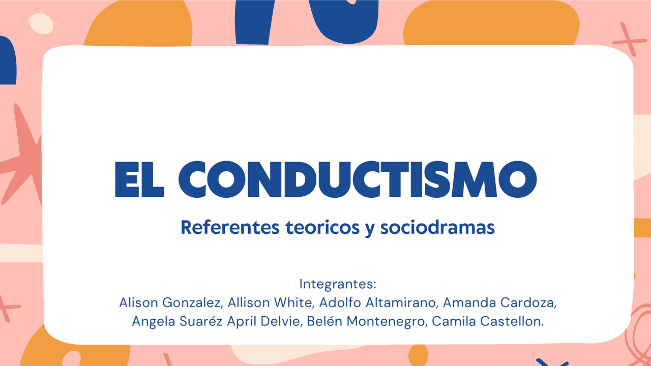 Teoría y practica del conductismo | Diapositivas de Psicología Clínica ...