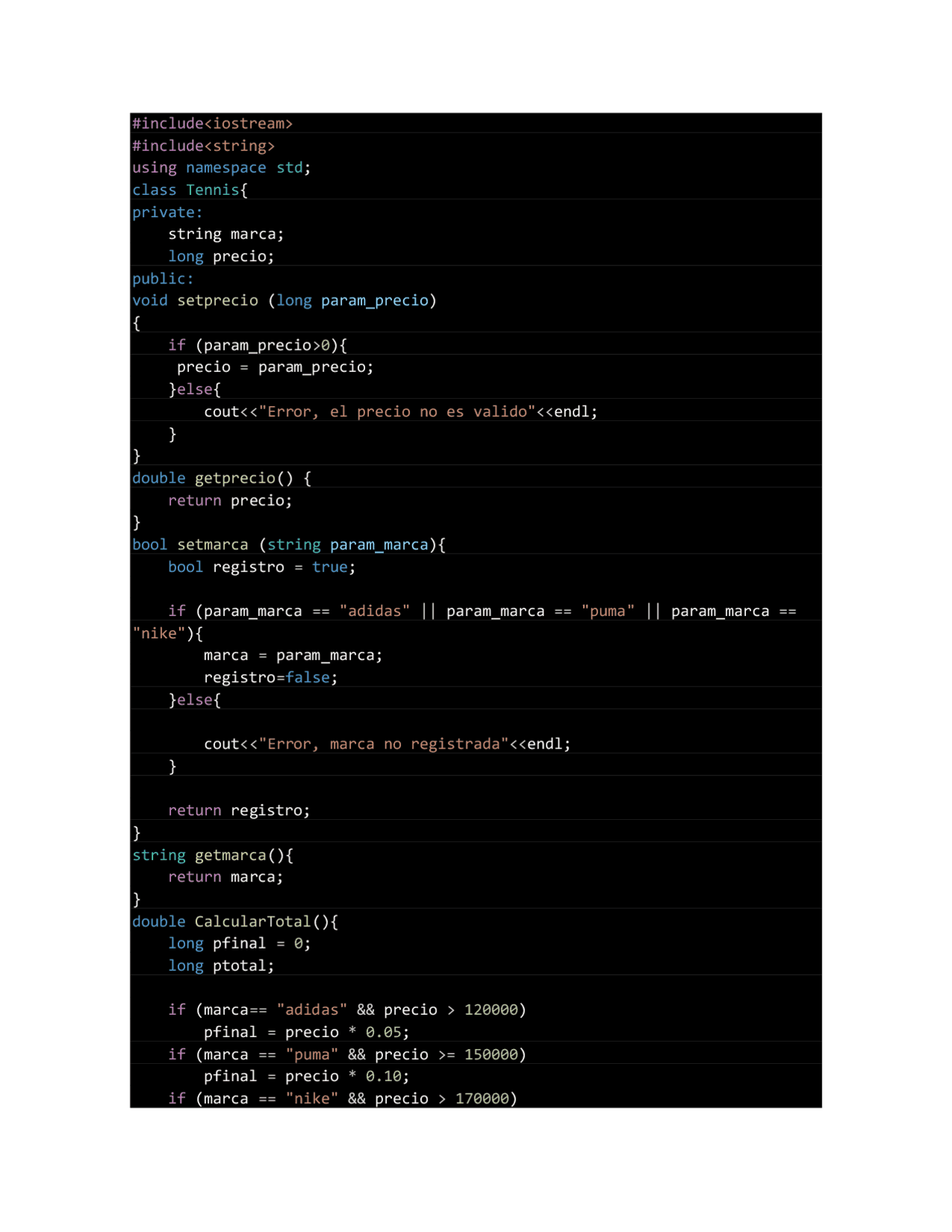Programación II, tercer corte, taller 3 | Ejercicios de Programación C ...
