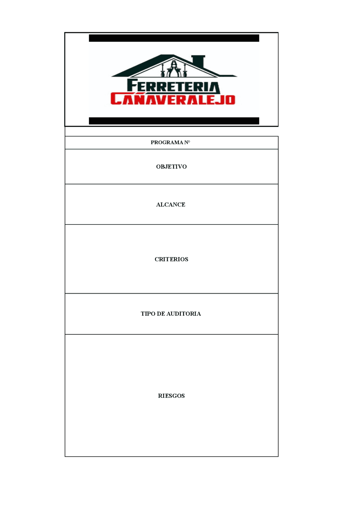 Programa De Auditoria Ejercicios De Gestión De La Calidad Docsity