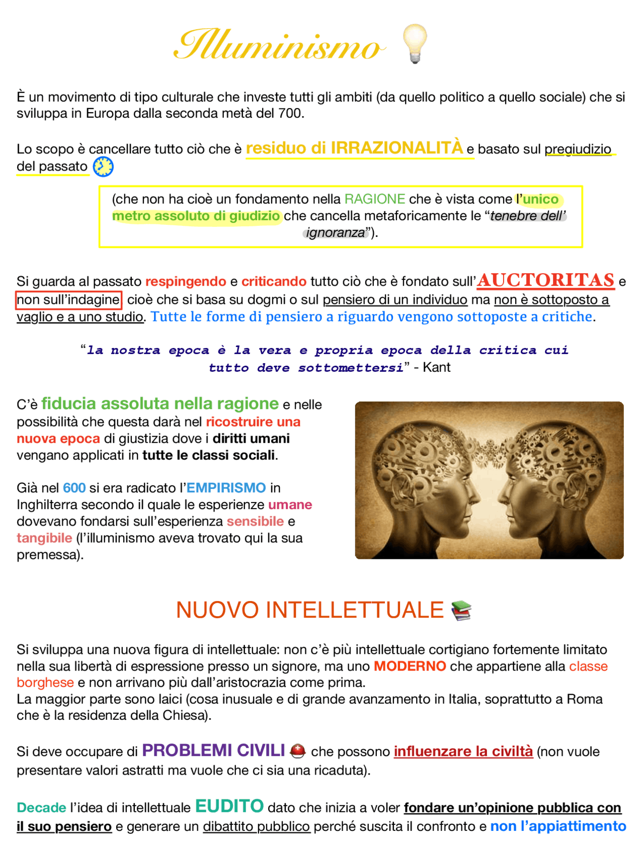 Foscolo Illuminismo E Produzione Appunti Di Italiano Docsity