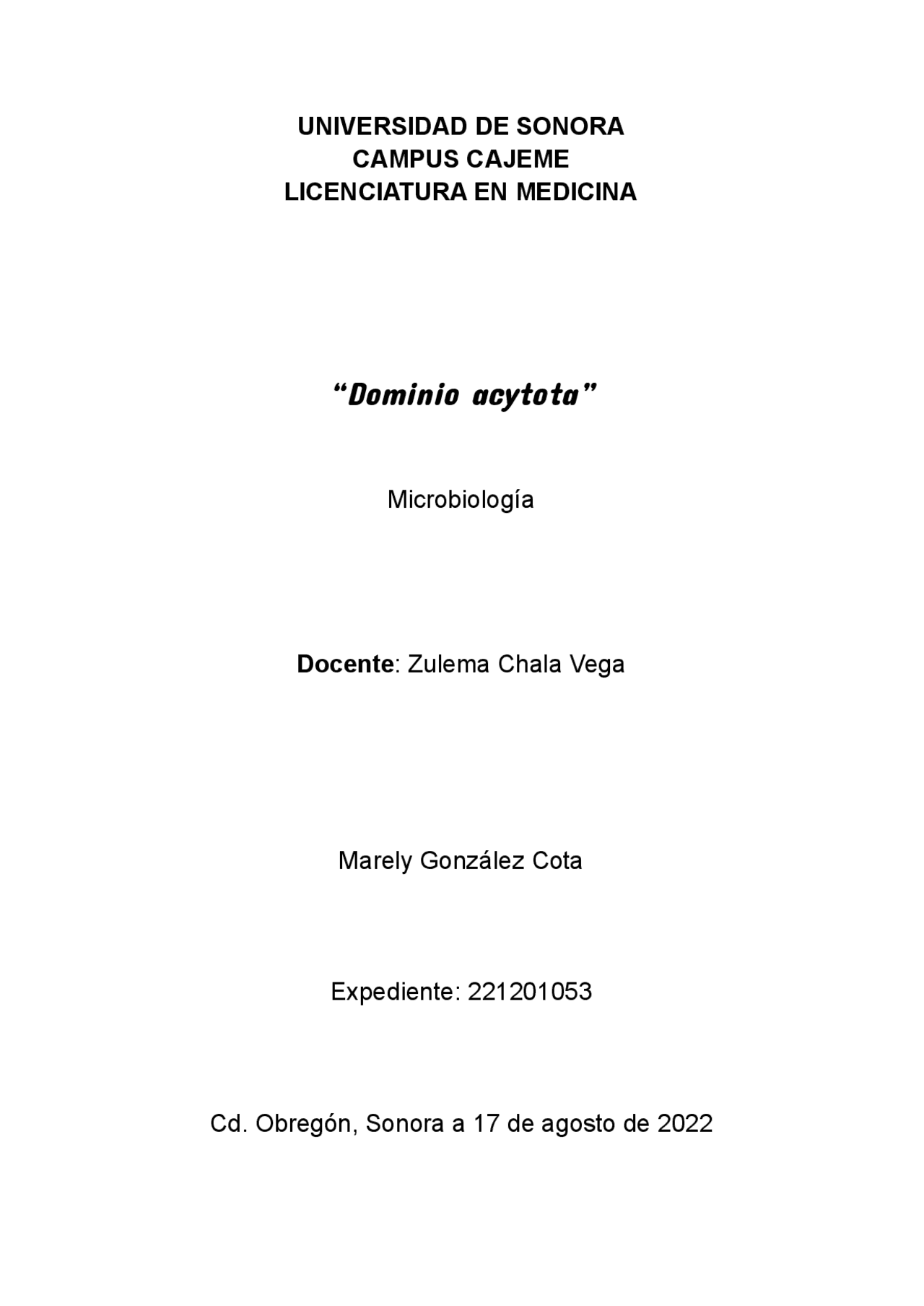 Dominio Dominio Dominio Dominio Resúmenes De Microbiología Docsity