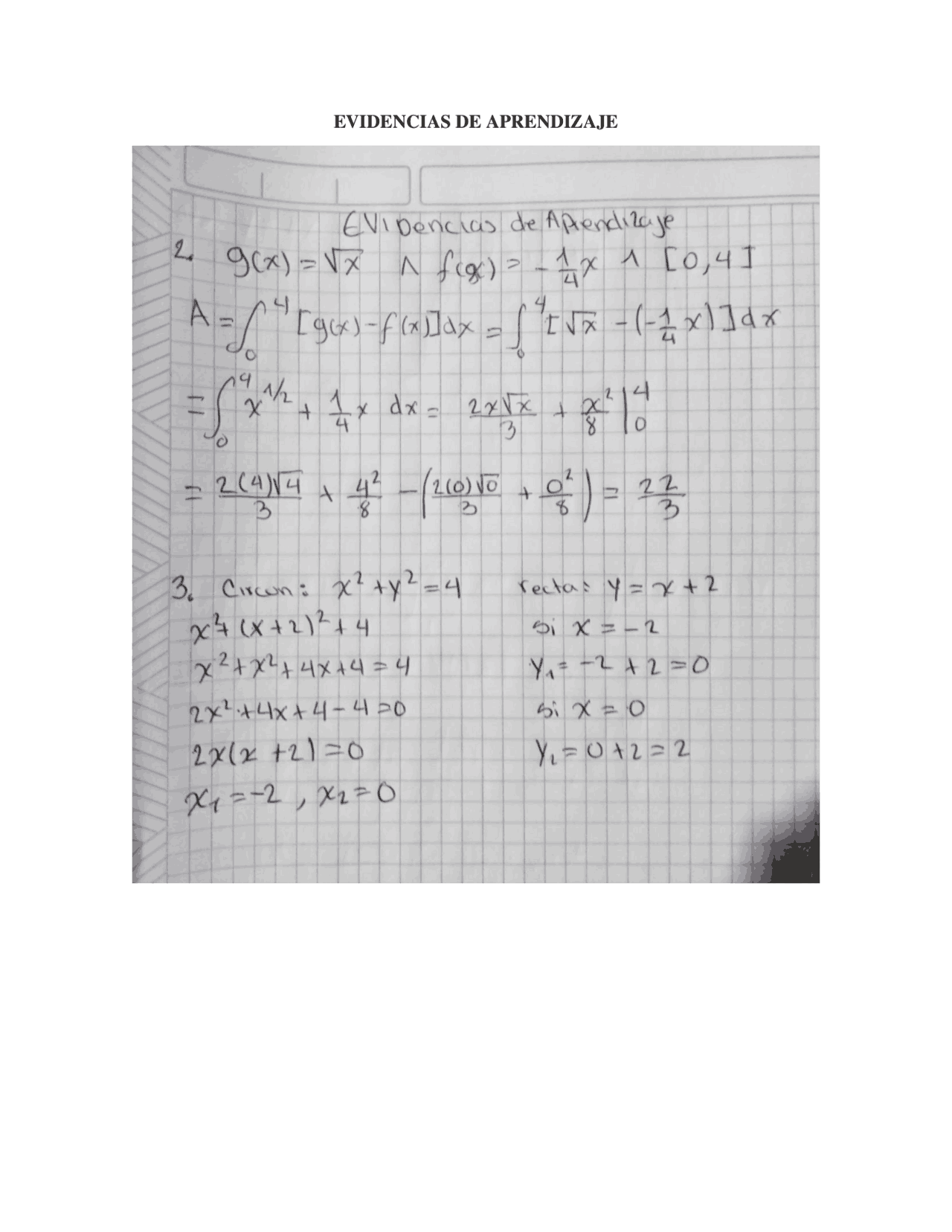 Actividad evaluatuva | Ejercicios de Cálculo diferencial y integral | Docsity