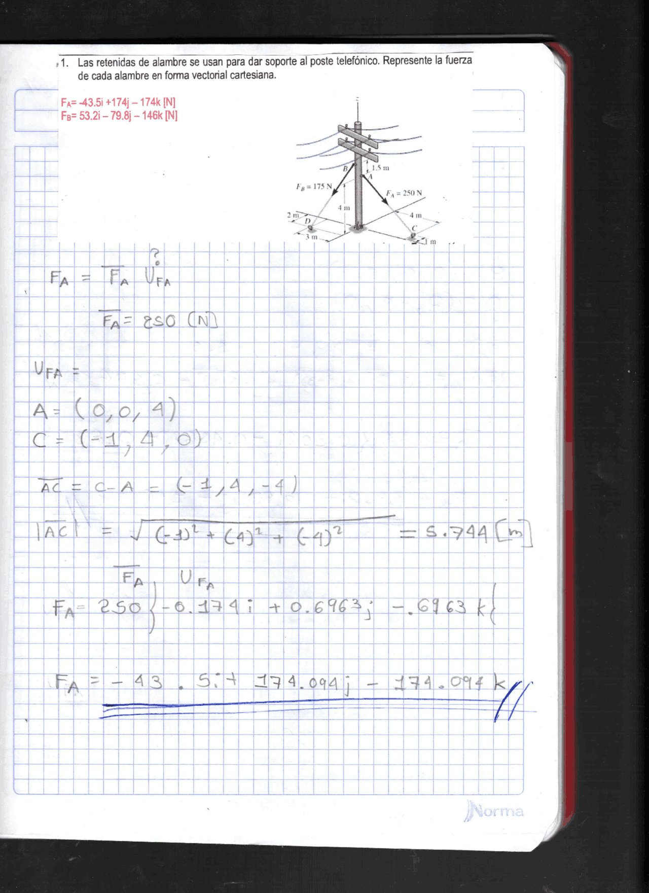 Serie 1 Estatica Unam Lecture Notes Calculus Docsity 