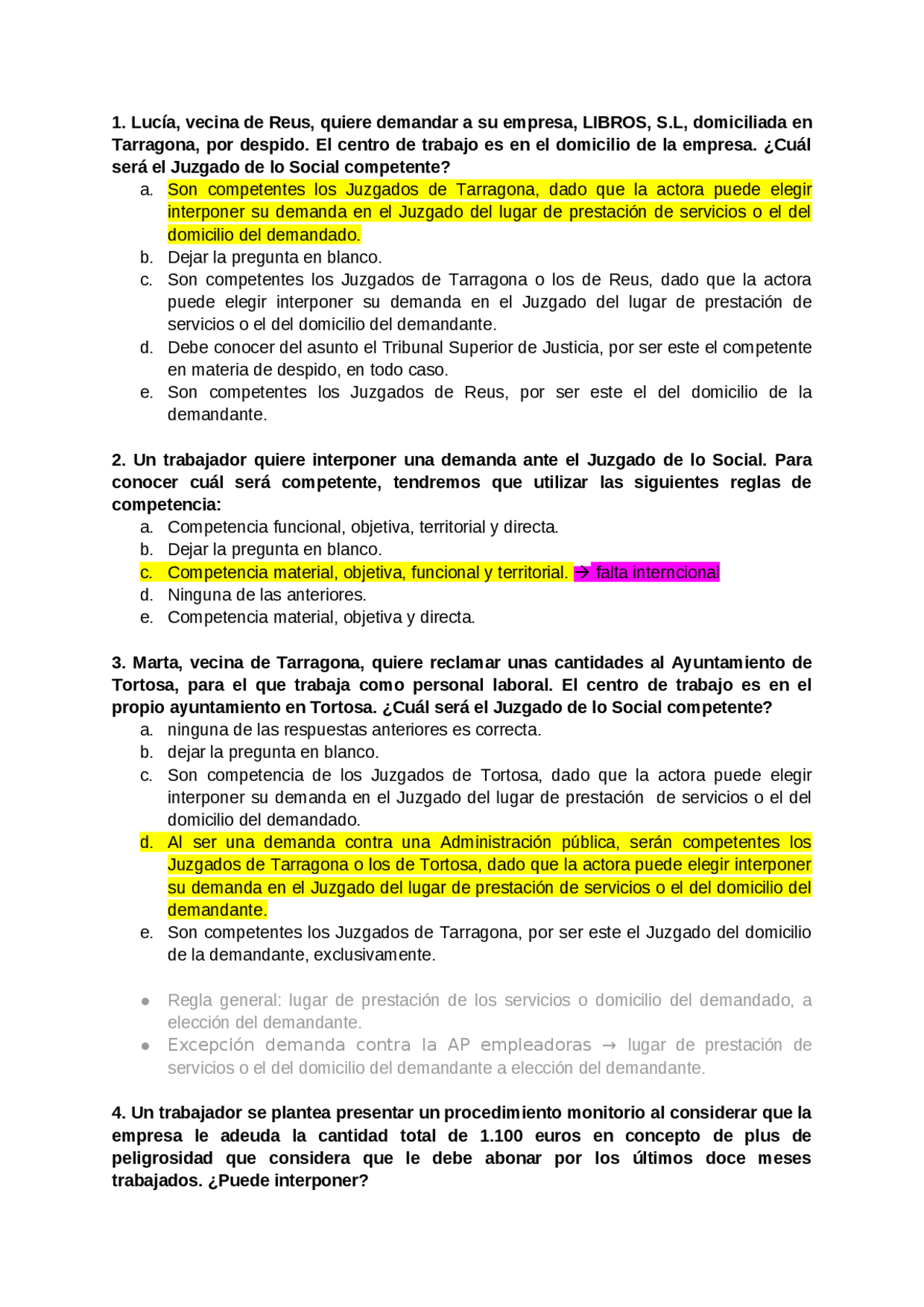 Examen derecho sancionador | Exámenes de Derecho Procesal | Docsity