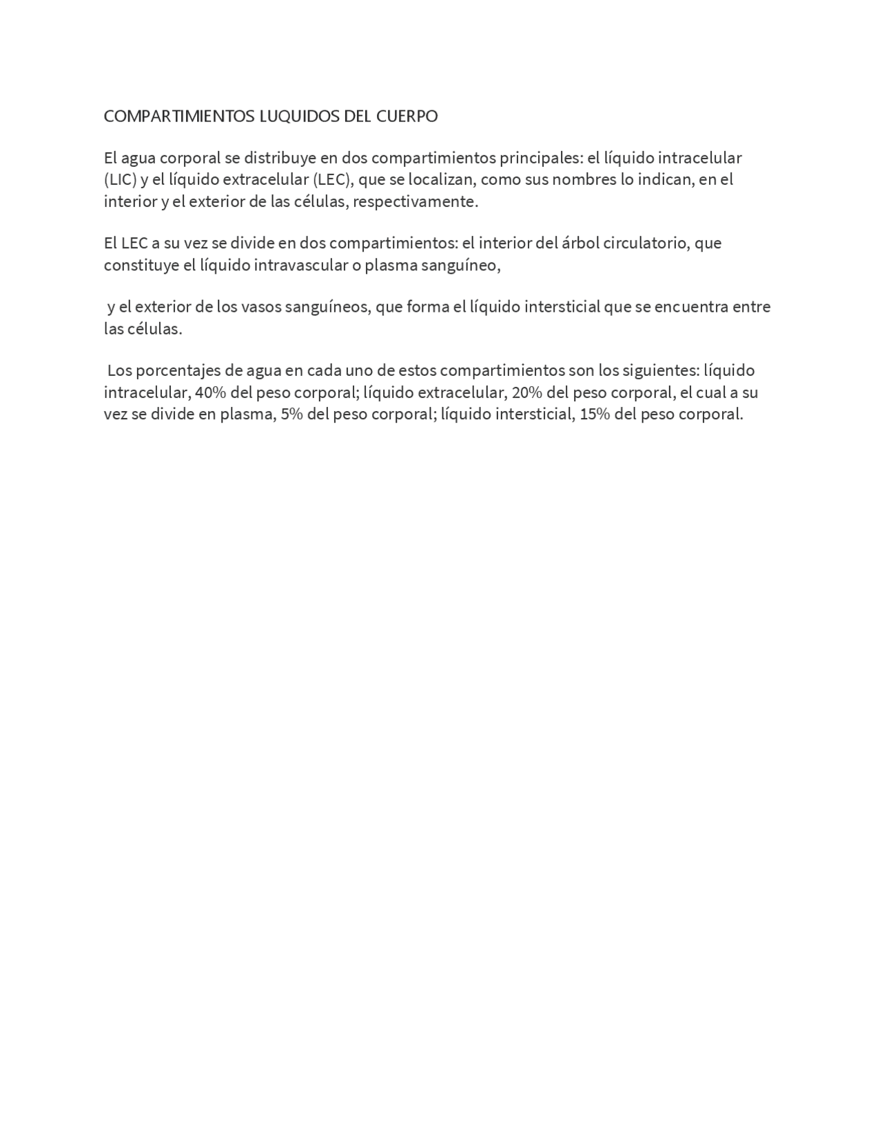 Resumen Del Cap1 Gyton Resúmenes De Fisiología Humana Docsity
