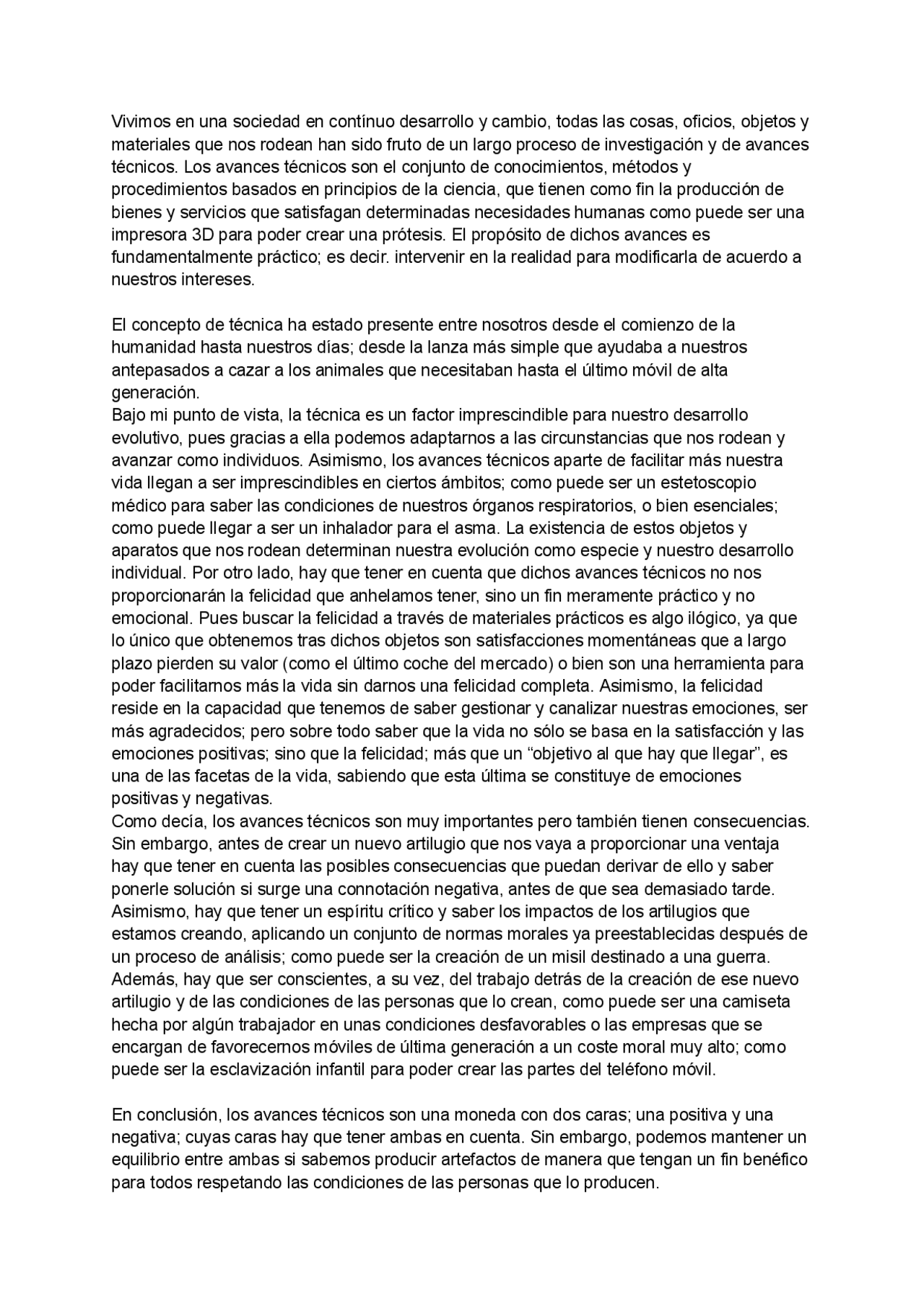 Disertación Filosófica Ejercicios De Filosofía Docsity
