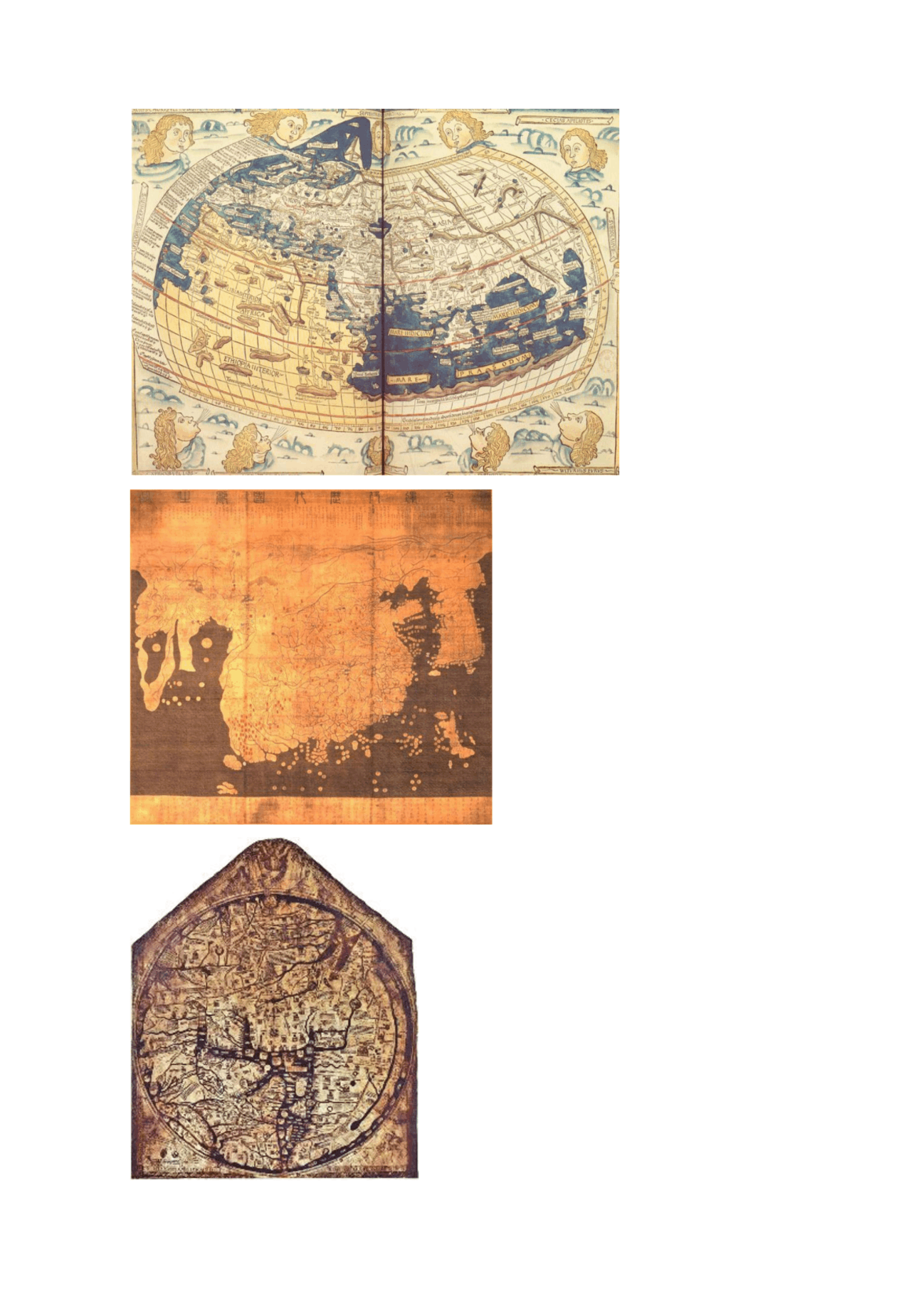 Mapas diversos de geografia human | Apuntes de Geografía | Docsity